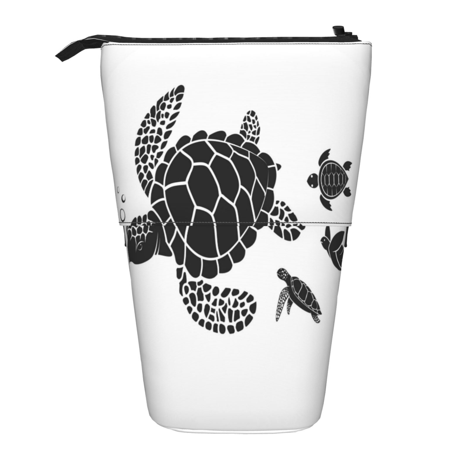 Lsque Family Of Sea Turtles Pattern Telescopic Pencil Bag Pen Holder ...