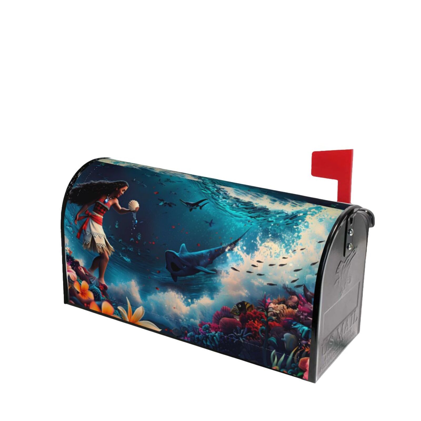 Lsque Fantasy Underwater Adventure Mailbox Cover Standard Size ...