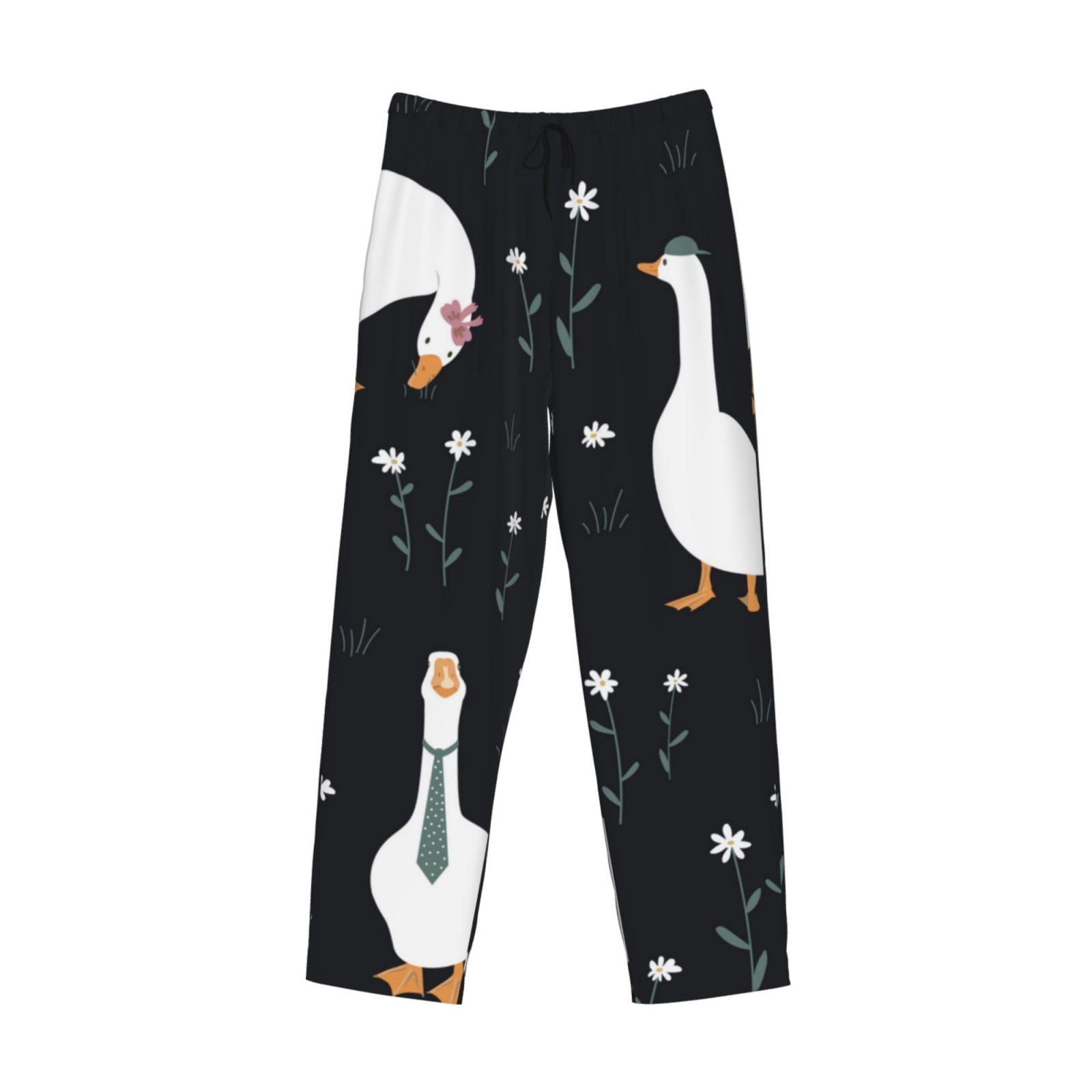 Lsque Fashionable Goose Print Men's Pajama Pants, Lounge Pant ...