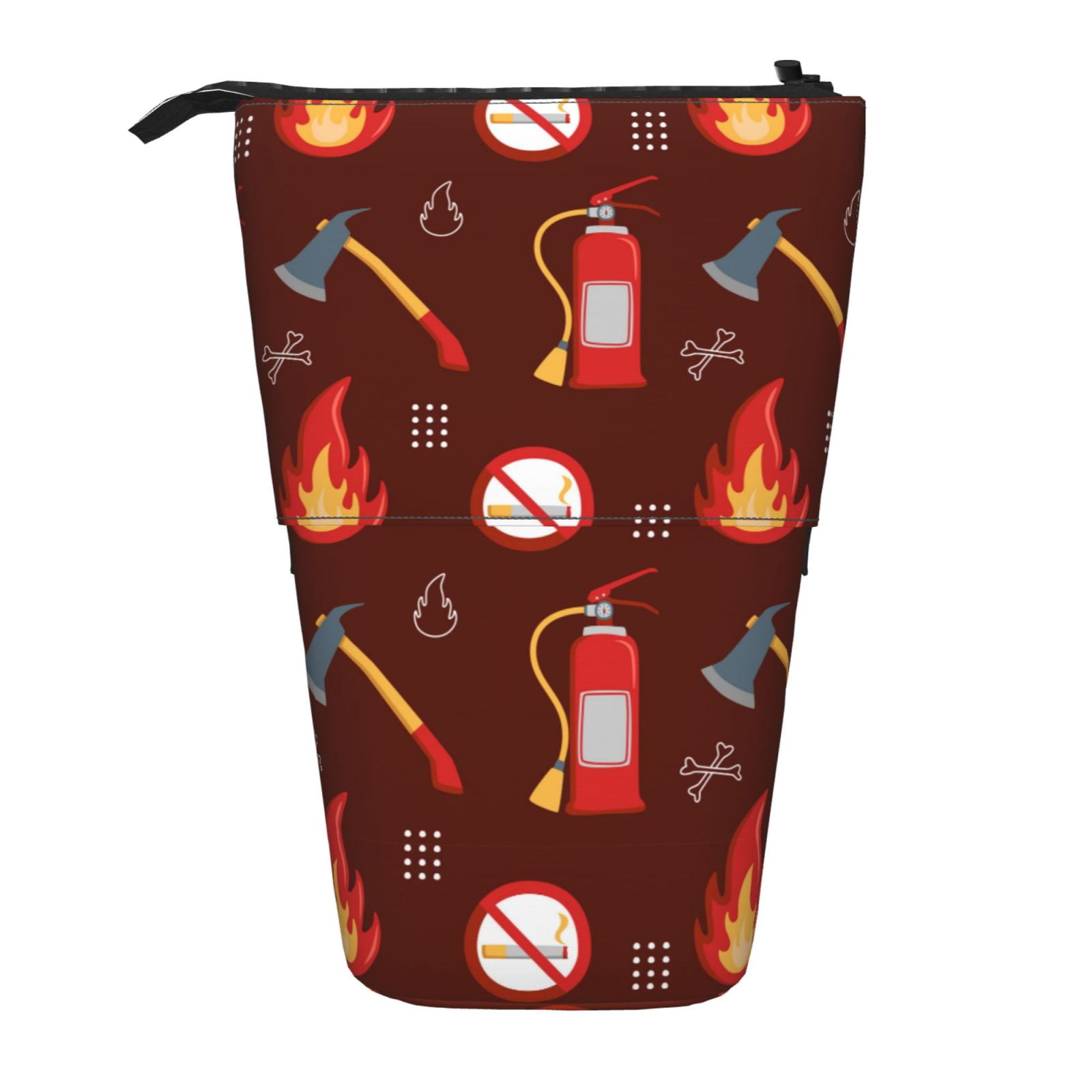 Lsque Fire Extinguisher Pattern Telescopic Pencil Bag Pen Holder ...