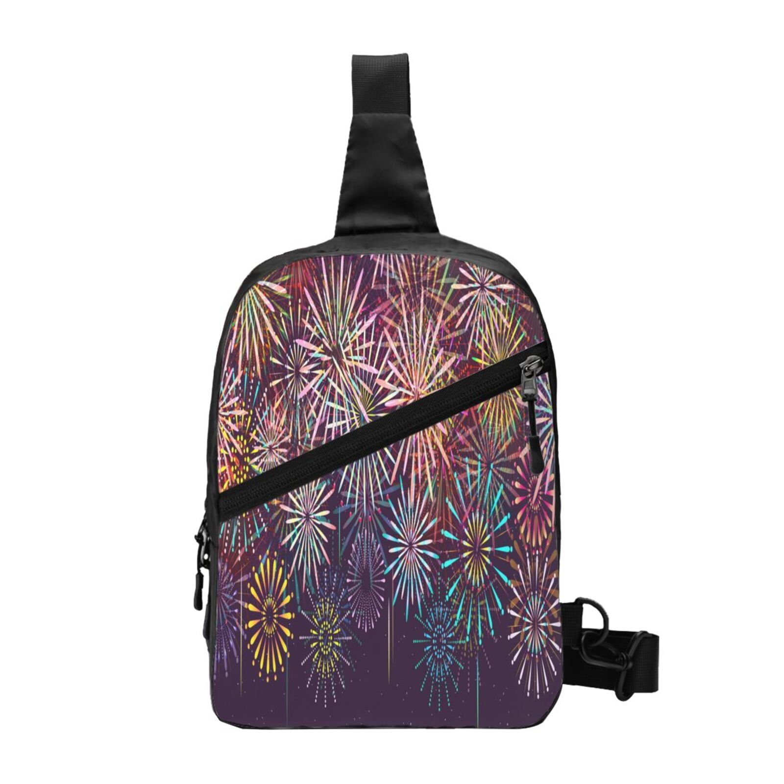 Lsque Fireworks2 Pattern Chest Package – Foldable Waterproof Chest Bag ...