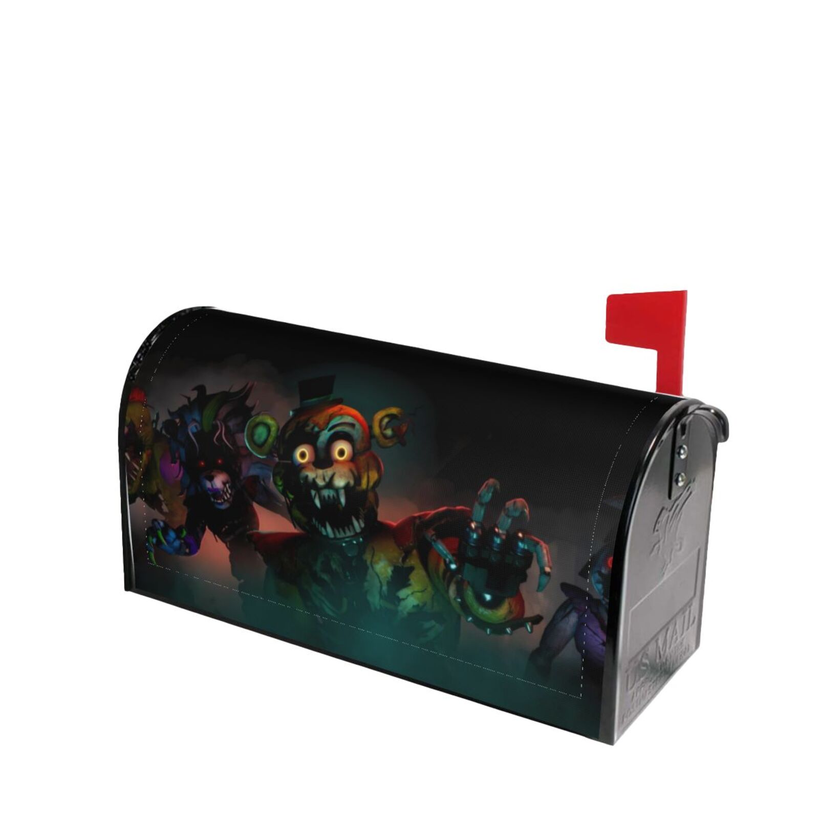 Lsque Five Nights At Freddy'S Mailbox Cover Standard Size ,Magnetic Mailbox Covers Post Wraps ...