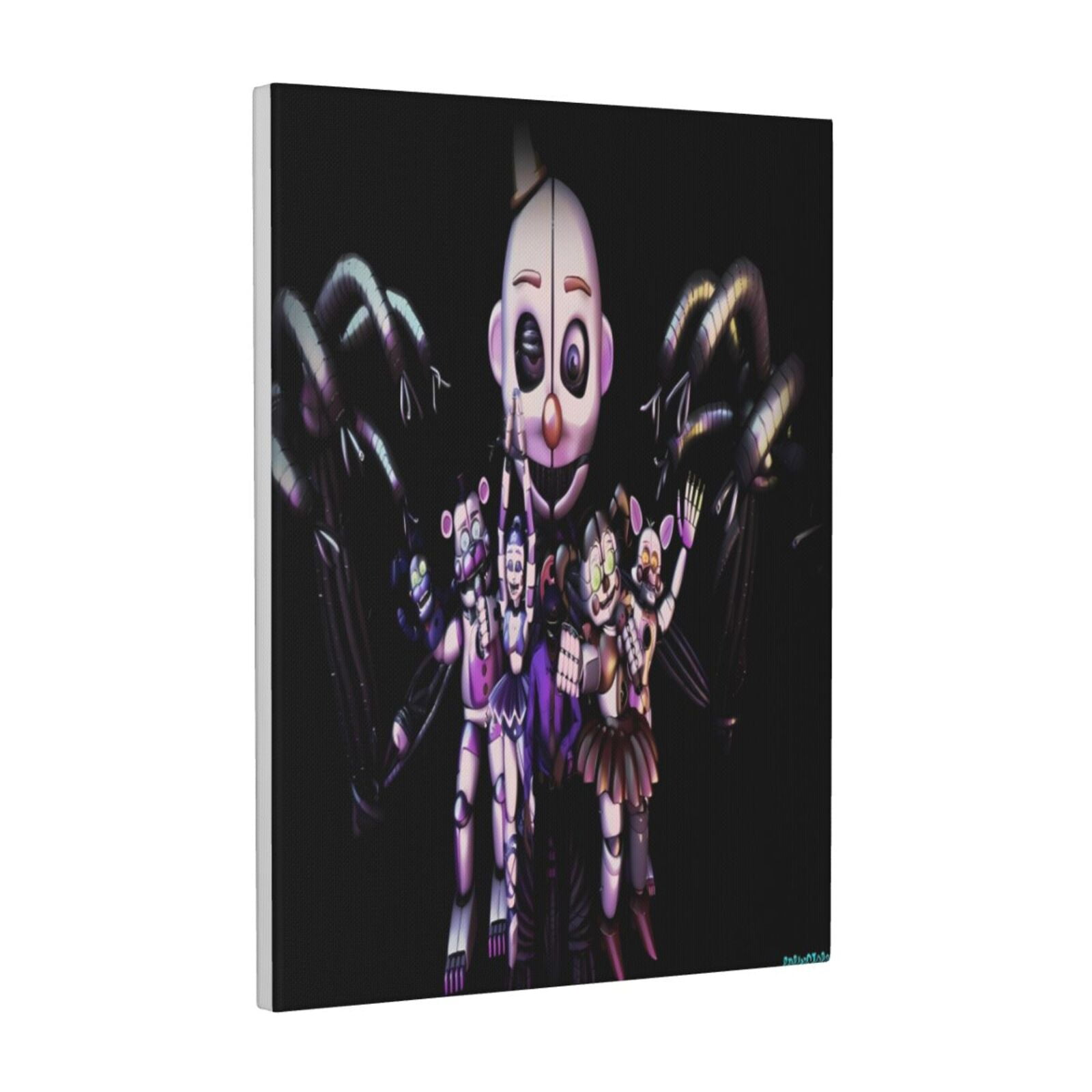 Lsque Five Nights At Freddy'S Pattern Canvas Wall Art – 30x40in ...