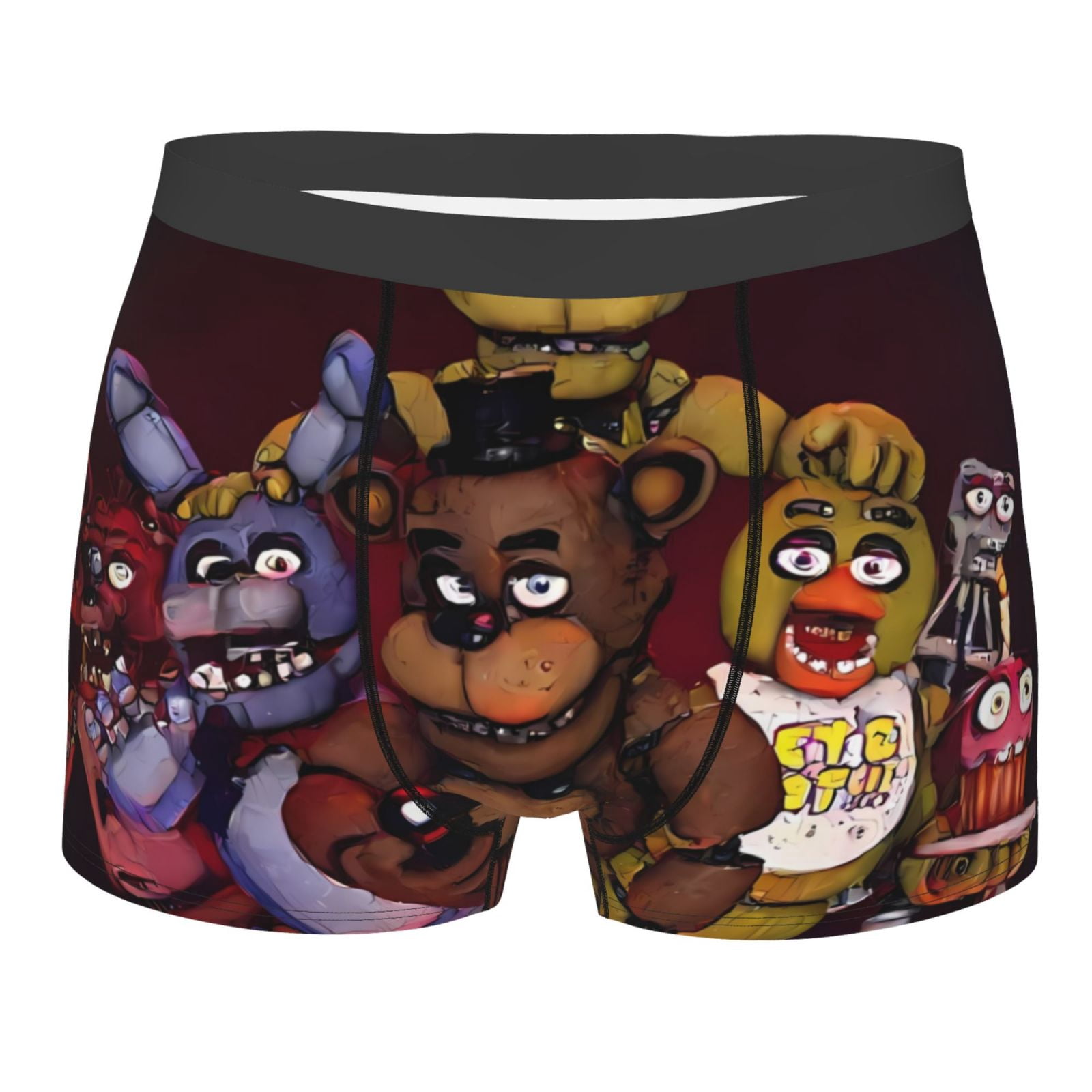 Lsque Five Nights At Freddy'S Pattern Men’s Total Support Pouch Boxer ...