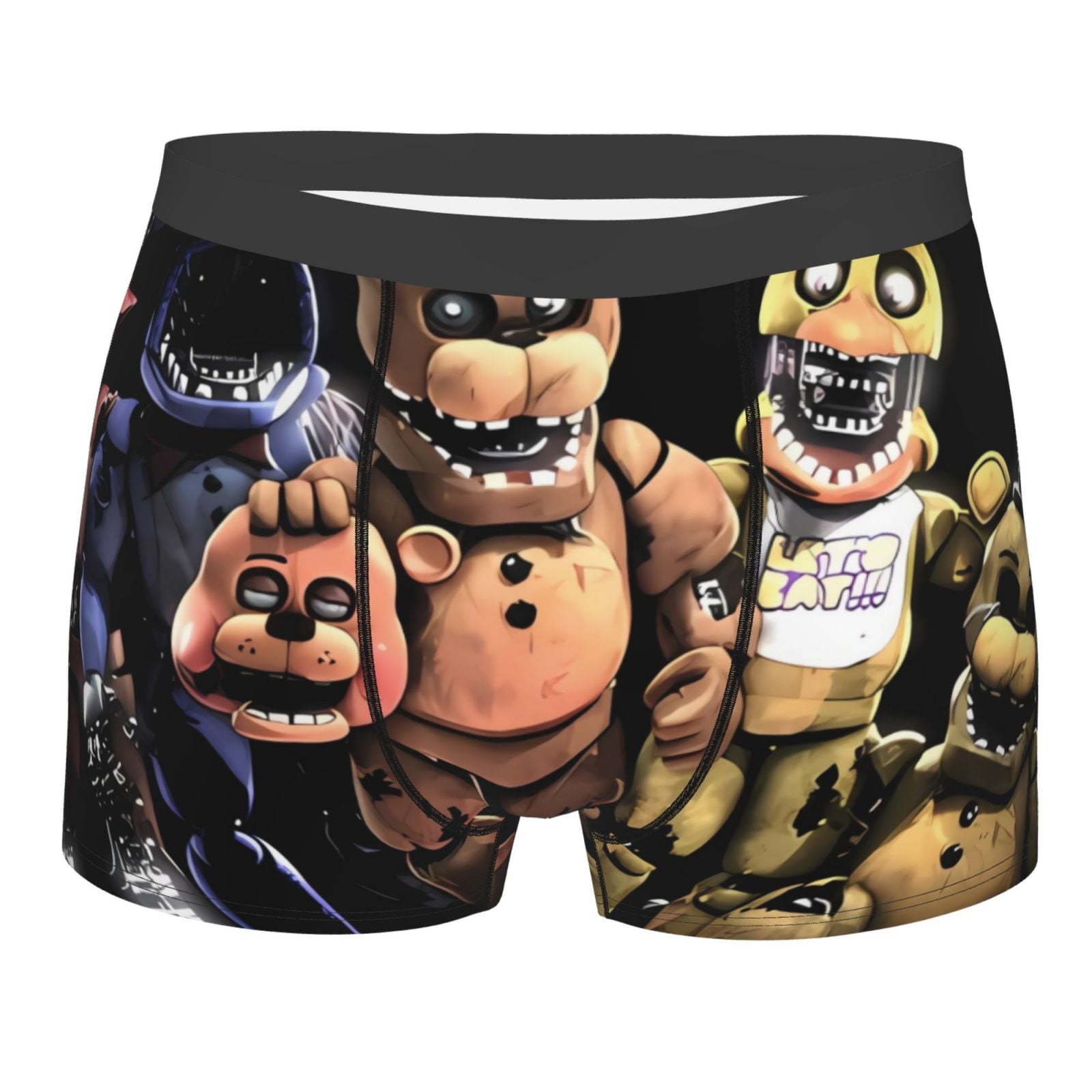 Lsque Five Nights At Freddy'S Pattern Men’s Total Support Pouch Boxer ...