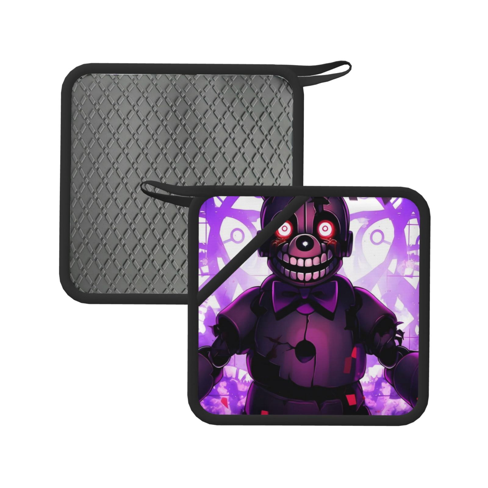 Lsque Five Nights At Freddy'S Pattern Silicone Anti-hot Pad,Pot Holders ...