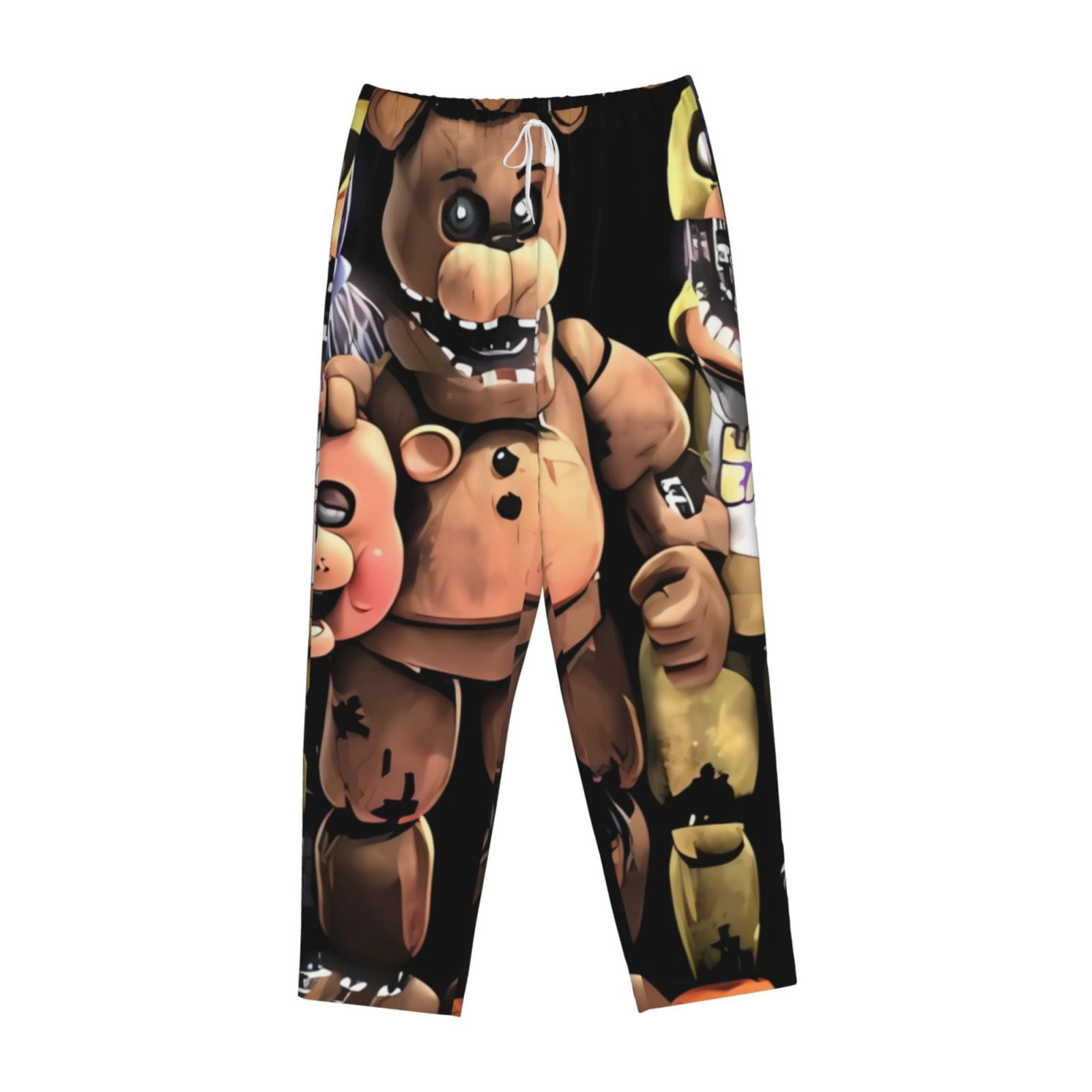 Lsque Five Nights At Freddy'S Print Women's Pajama Pants, Lounge Pant ...