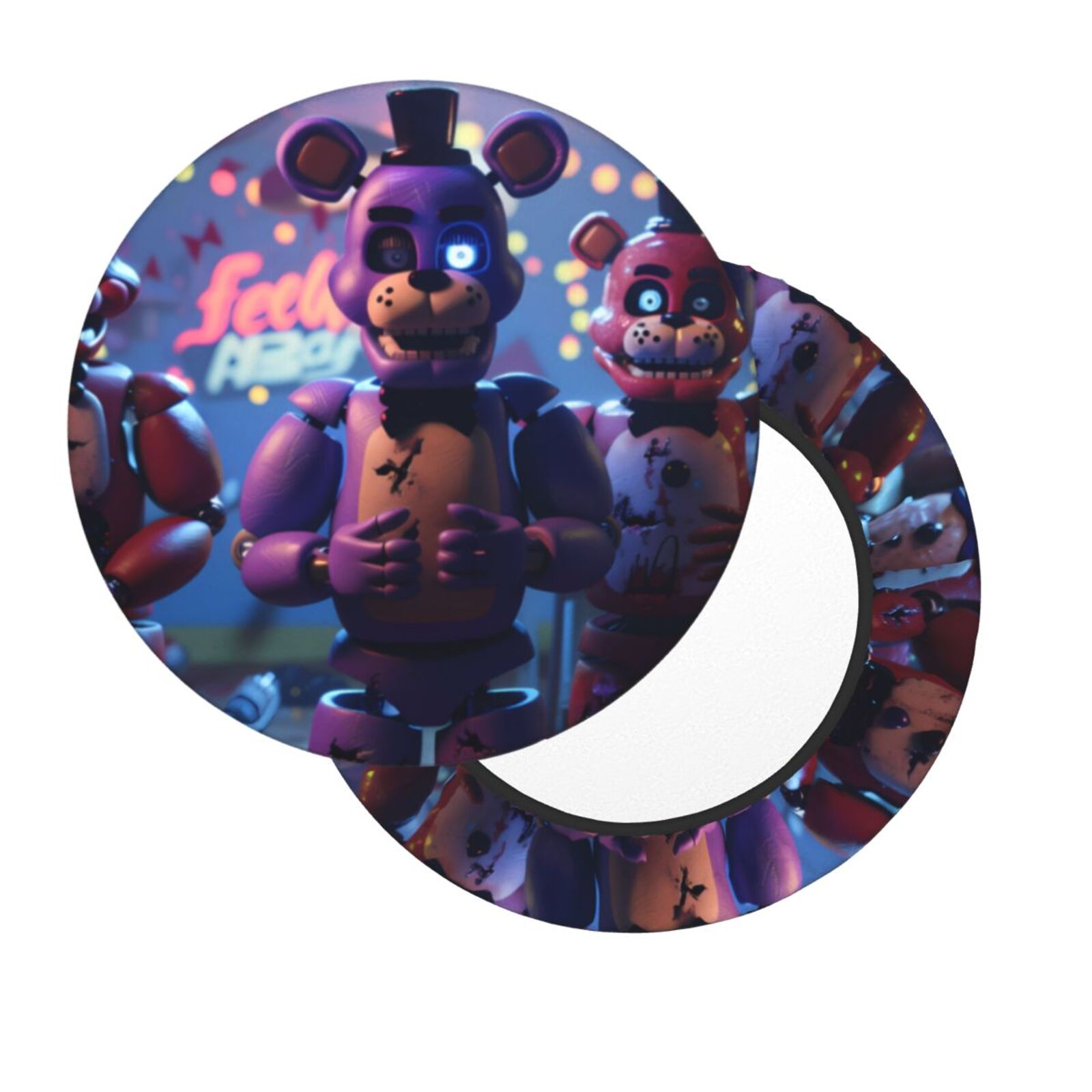 Lsque Five Nights At Freddy'S Round Bar chair cushion covers Velvet ...