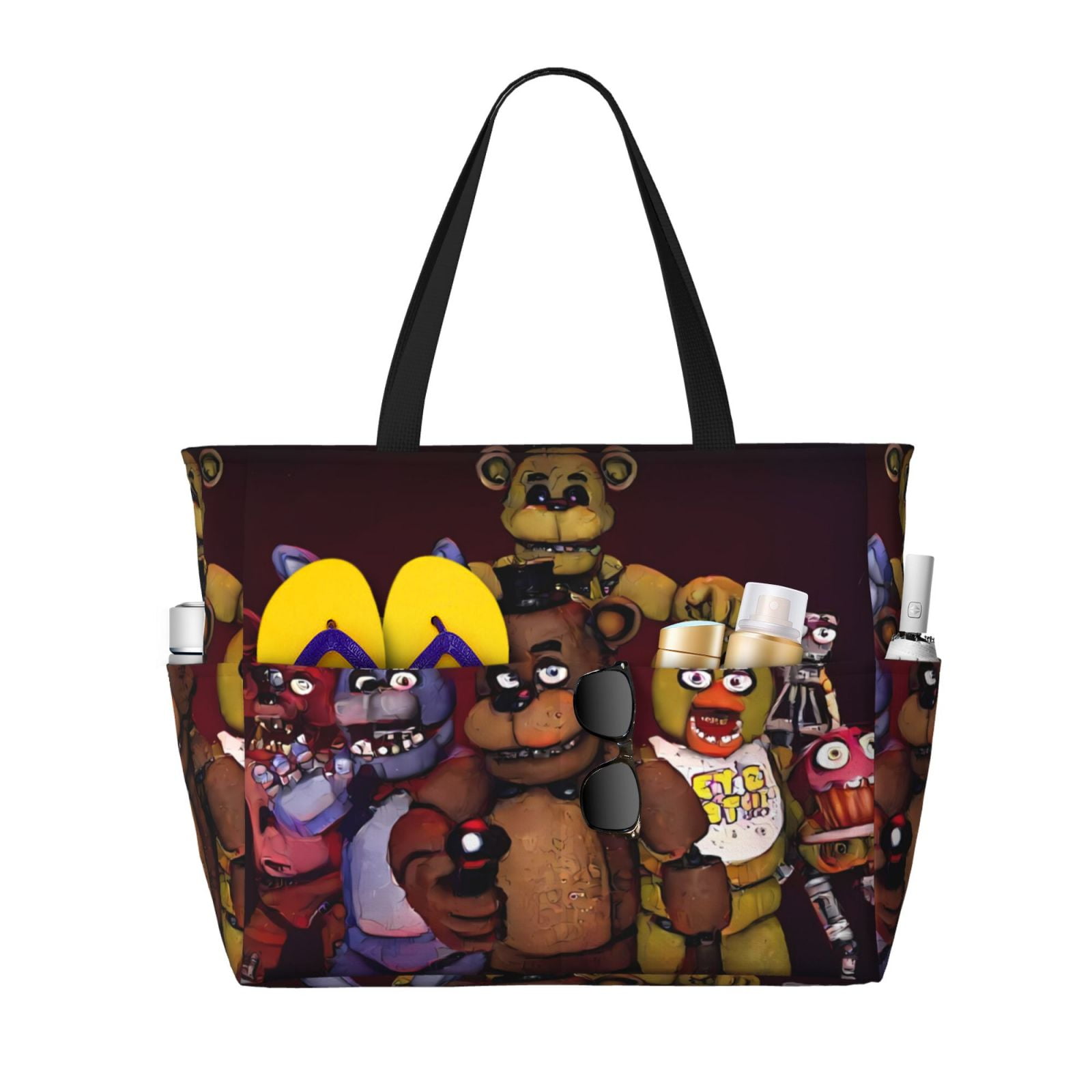 Lsque Five Nights At Freddy'S Beach Travel Bag - Water-Resistant, Large ...