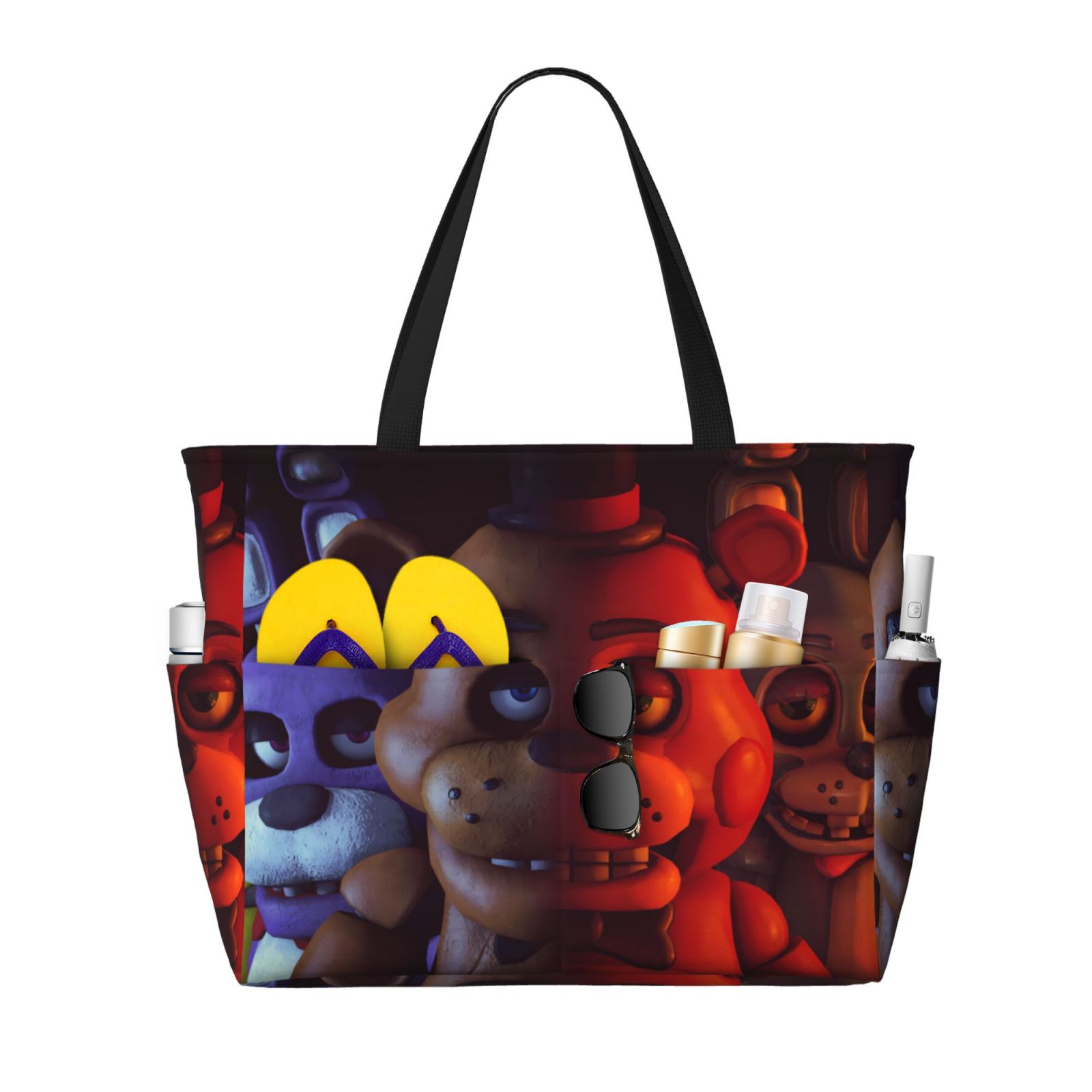 Lsque Five Nights At Freddy'S Beach Travel Bag - Water-Resistant, Large ...