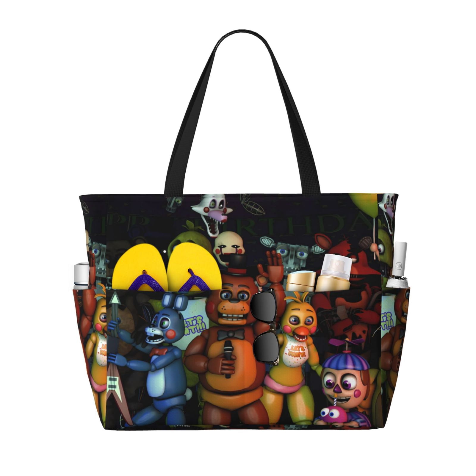 Lsque Five Nights At Freddy'S Beach Travel Bag - Water-Resistant, Large ...