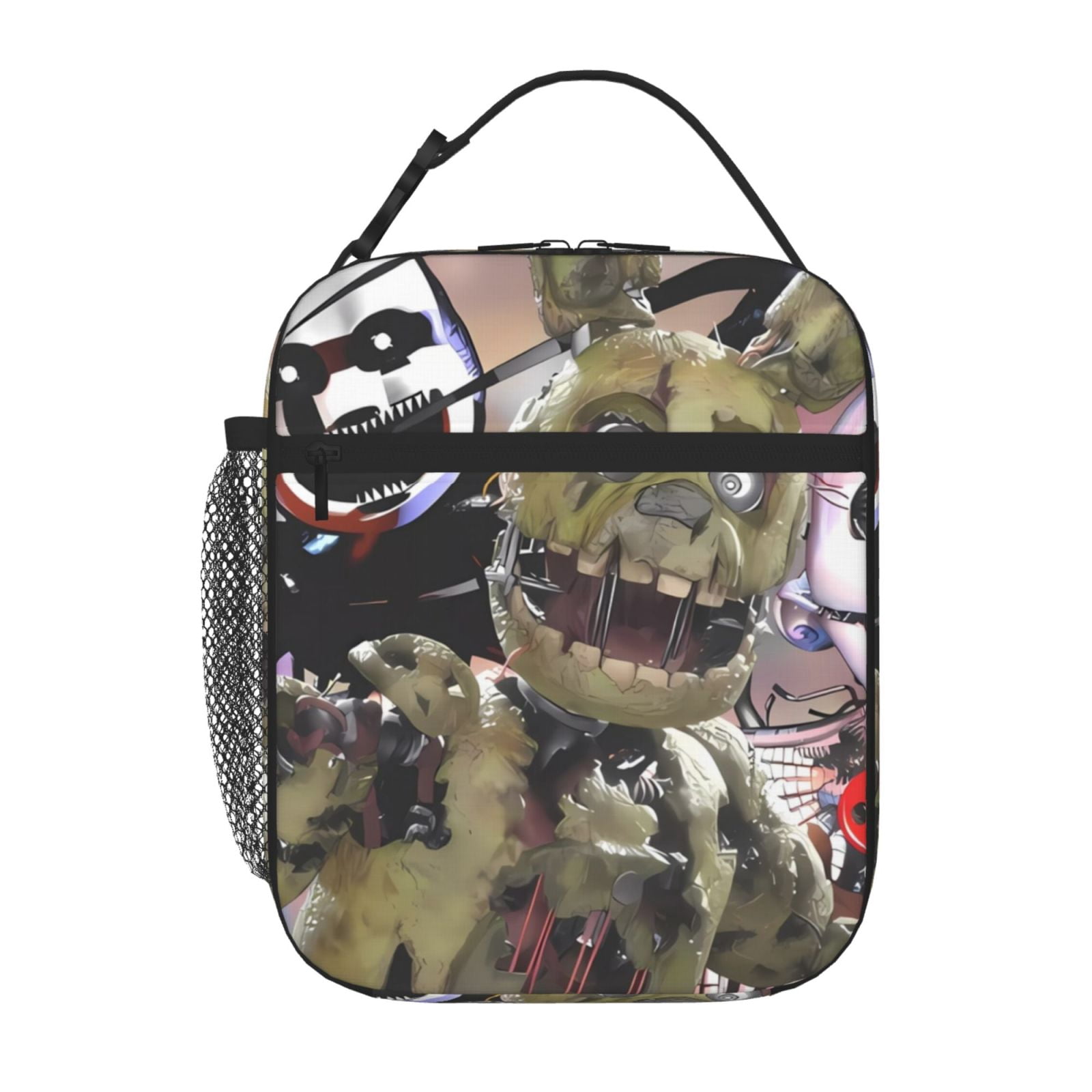 Lsque Five Nights At Freddy'S Pattern Insulated Lunch Bag – Lunch Box ...