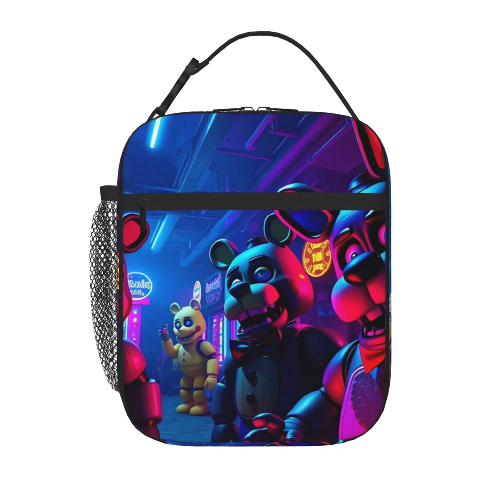 Lsque Five Nights At Freddy'S Pattern Insulated Lunch Bag – Lunch Box ...