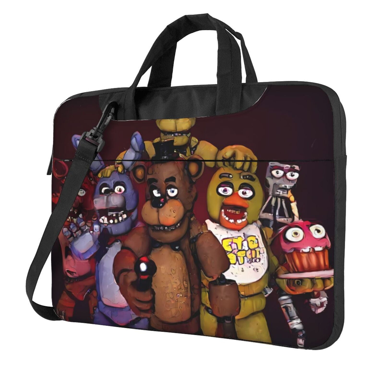 Lsque Five Nights At Freddy'S Pattern Laptop Bag – Portable & Slim ...