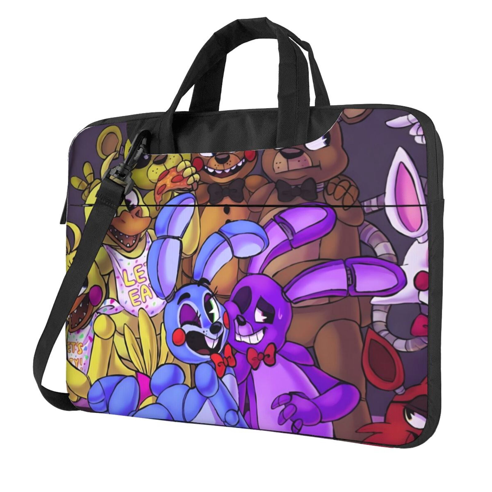 Lsque Five Nights At Freddy'S Pattern Laptop Bag – Portable & Slim ...