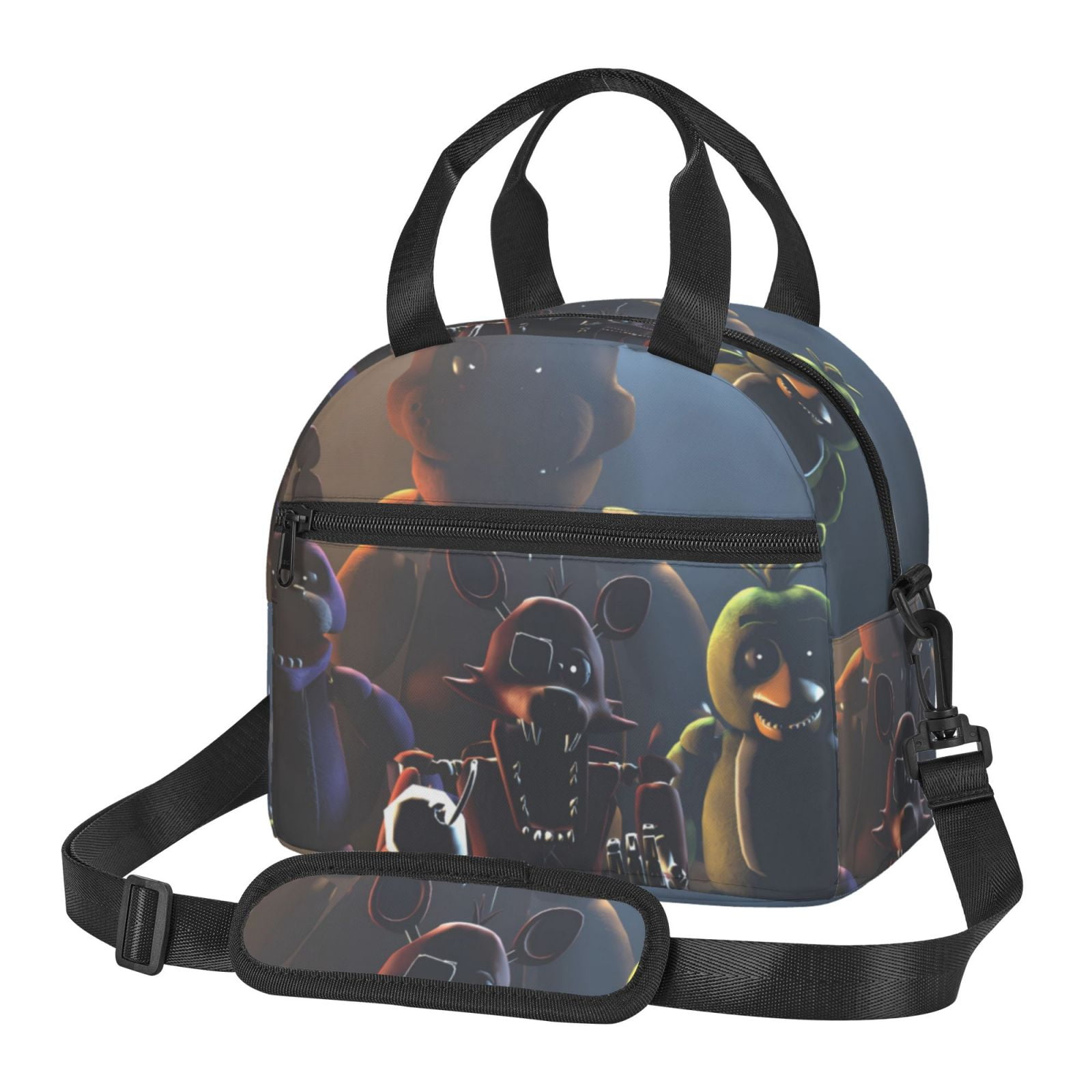 Lsque Five Nights At Freddy'S Pattern Lunch Bag ,Insulated Lunch Box ...