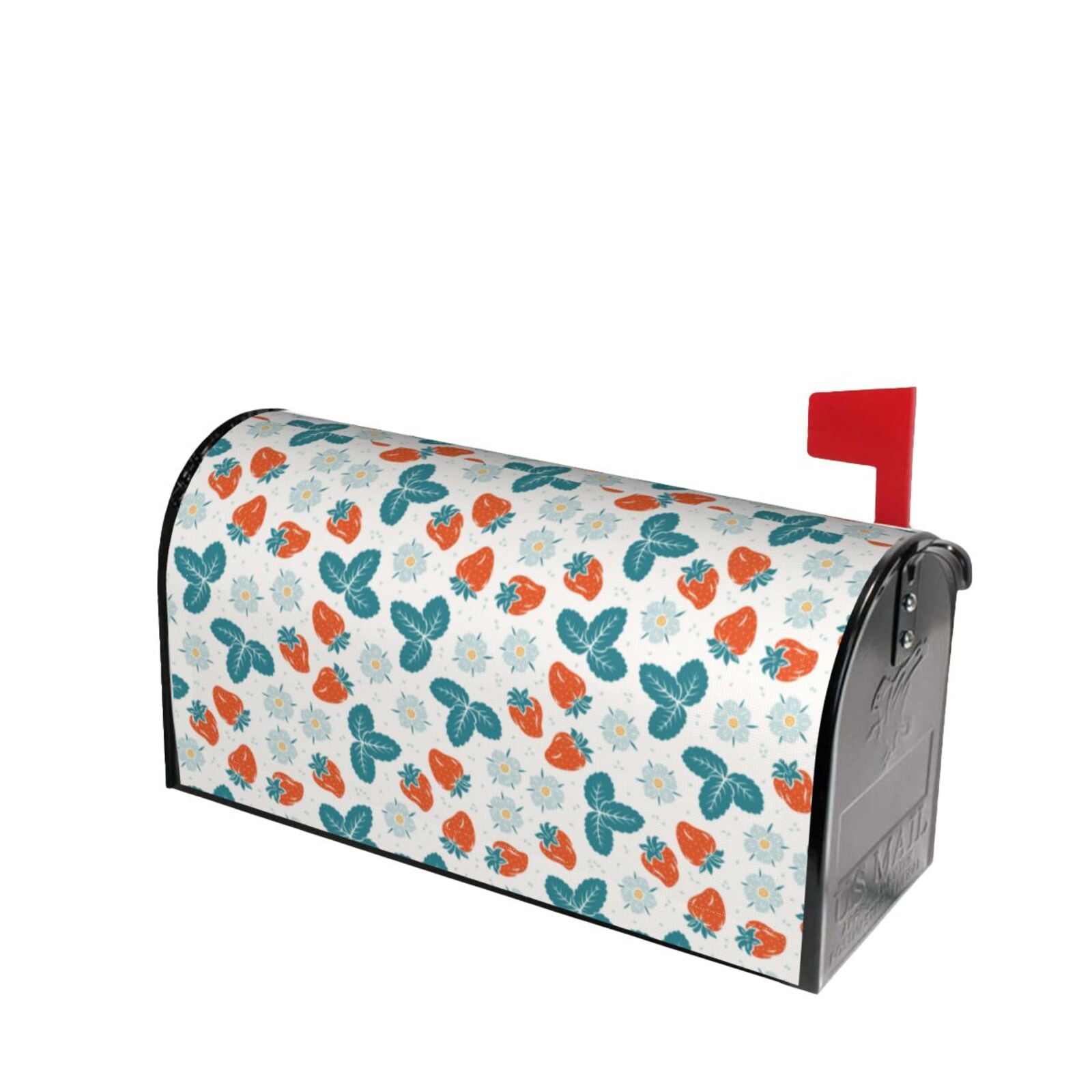 Lsque Floral Strawberr Mailbox Cover Standard Size ,Magnetic Mailbox ...