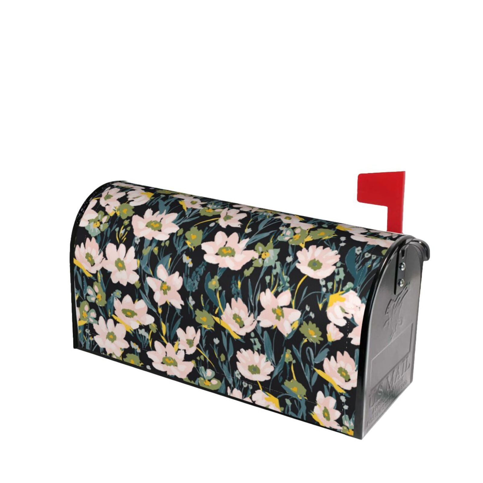 Lsque Flowers Mailbox Cover Standard Size ,Magnetic Mailbox Covers Post ...