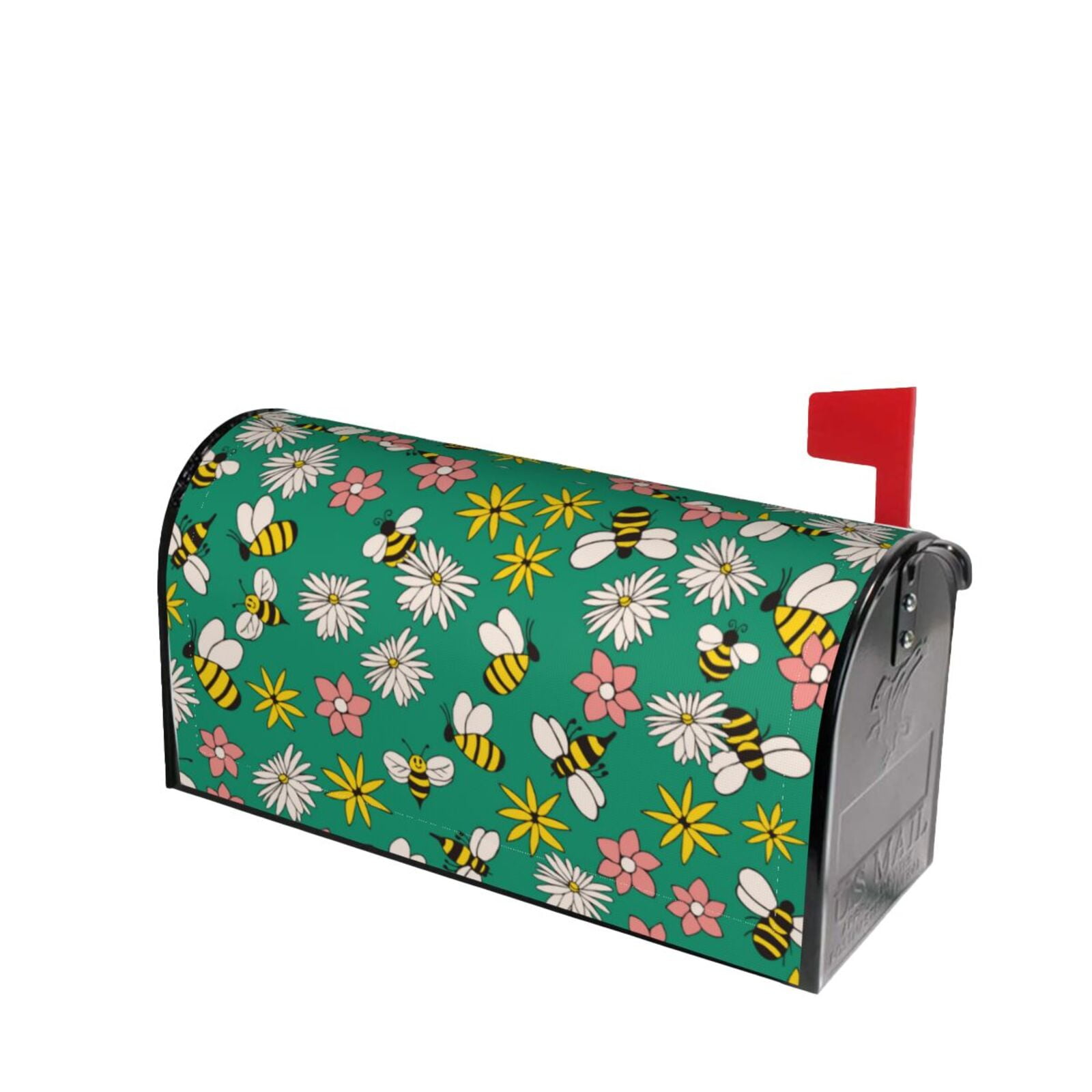 Lsque Flying Bees Mailbox Cover Standard Size ,Magnetic Mailbox Covers ...