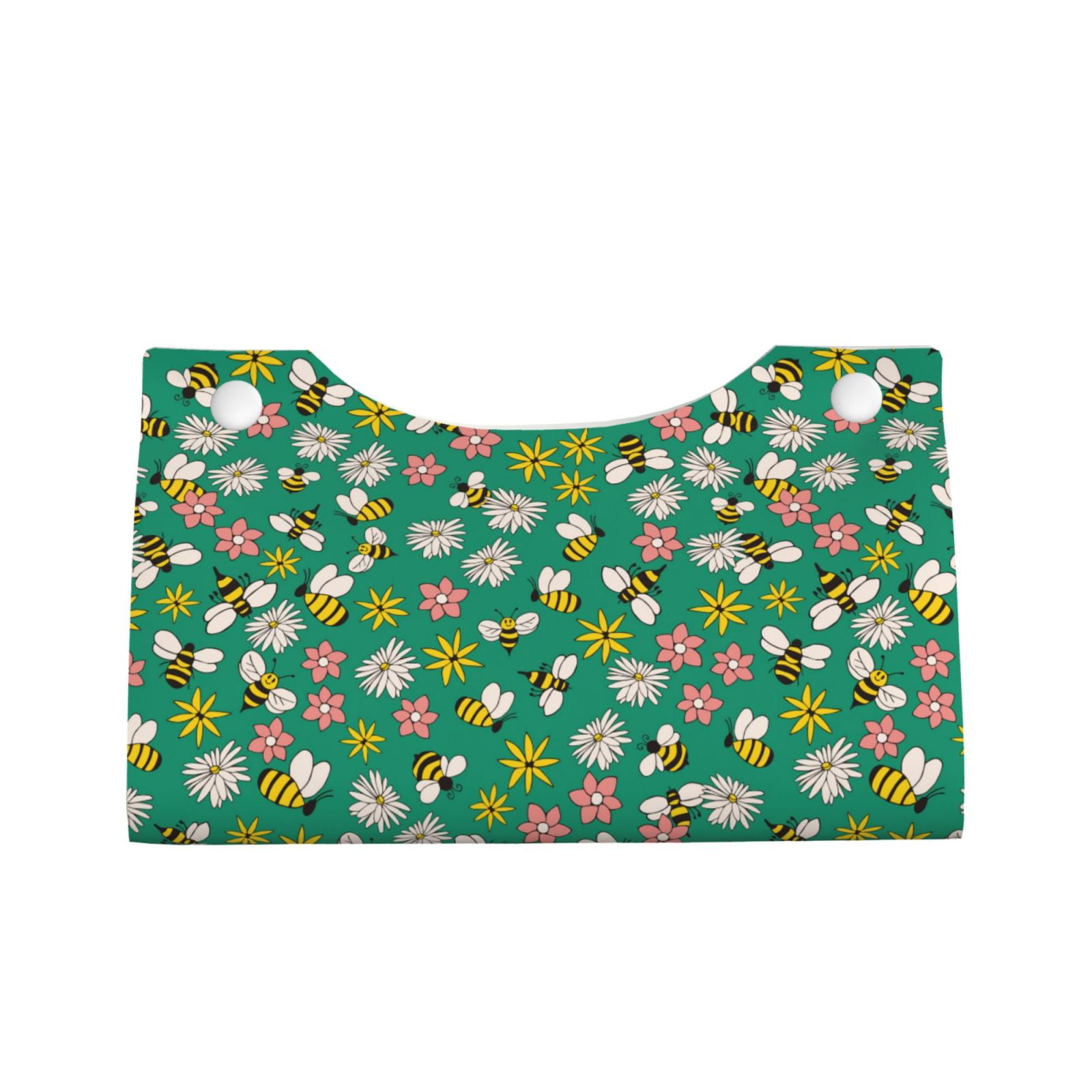 Lsque Flying Bees Printed Long Tissue Box Cover Holder, Facial Paper ...