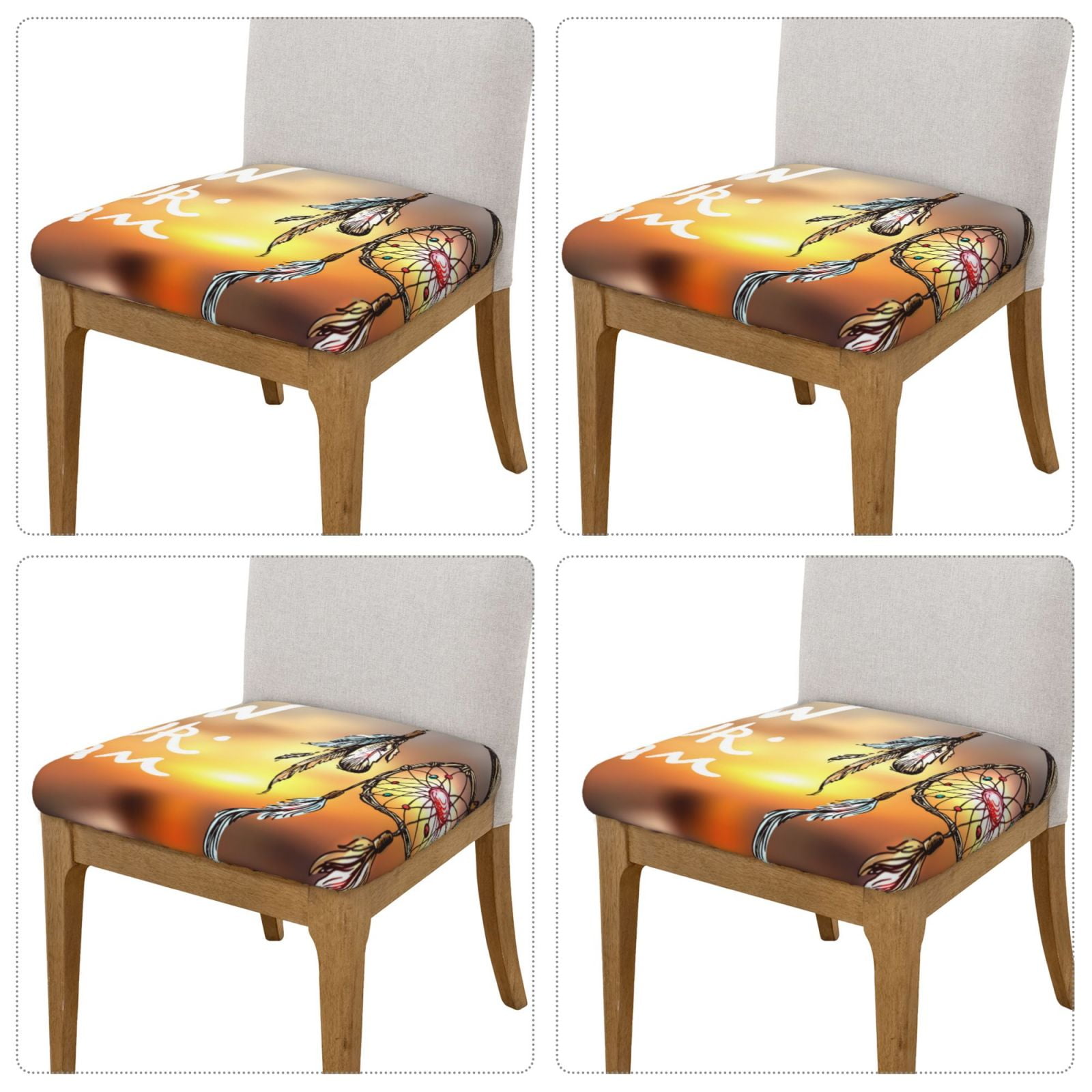 Lsque Follow Your Dream Dreamcatcher Printed Square Couch Cushion ...