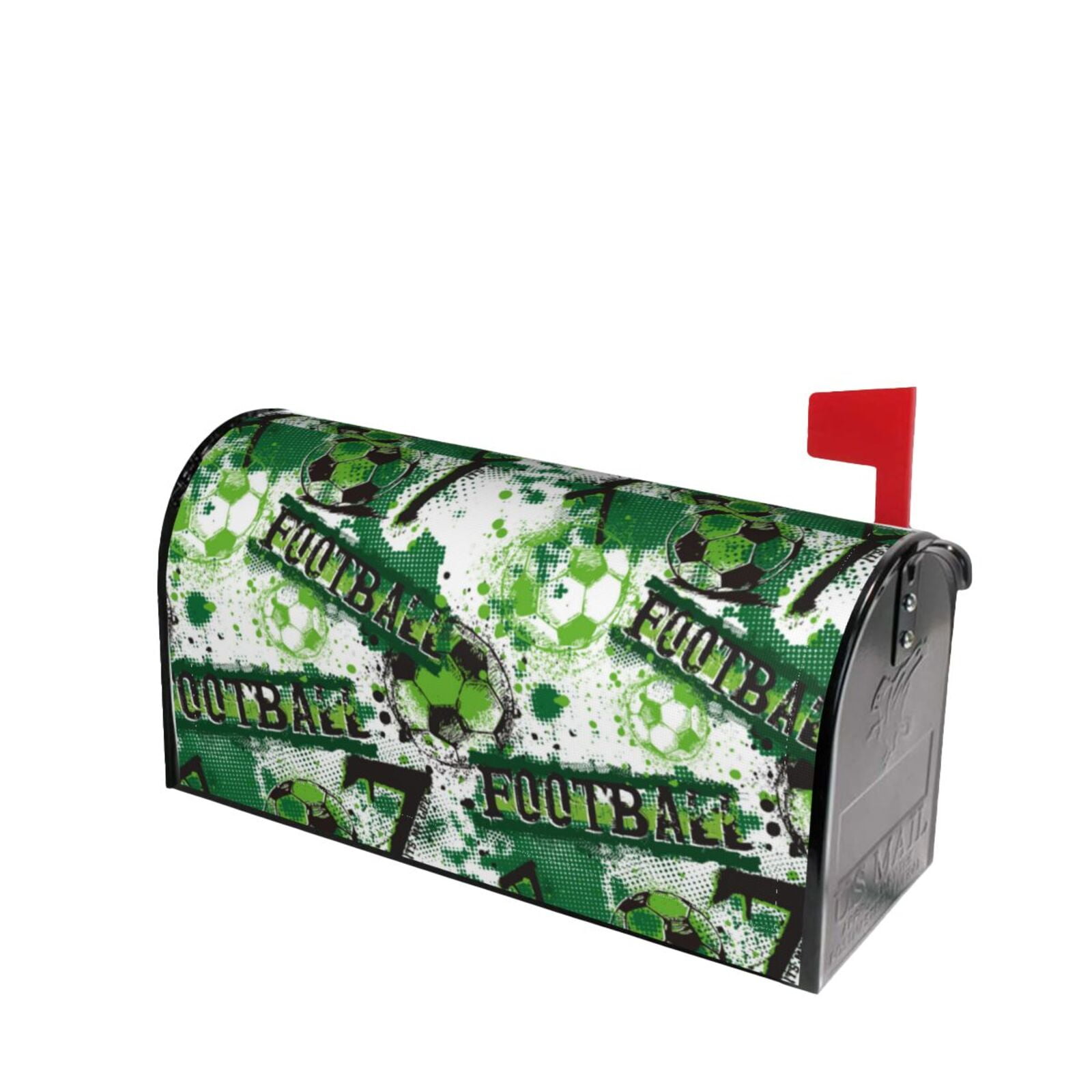 Lsque Football 7 Mailbox Cover Standard Size ,Magnetic Mailbox Covers ...
