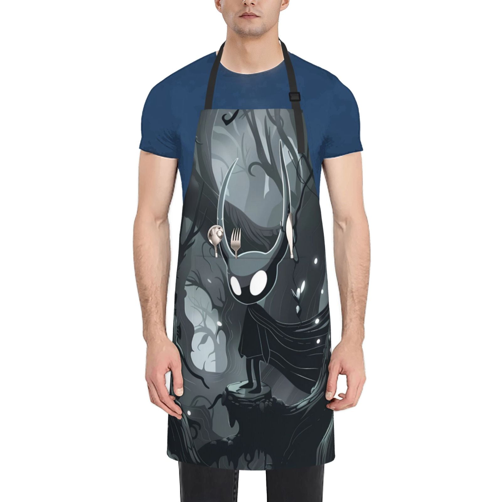 Lsque Forest Black Ghost Warrior Waterproof Apron Chef Aprons for Men ...