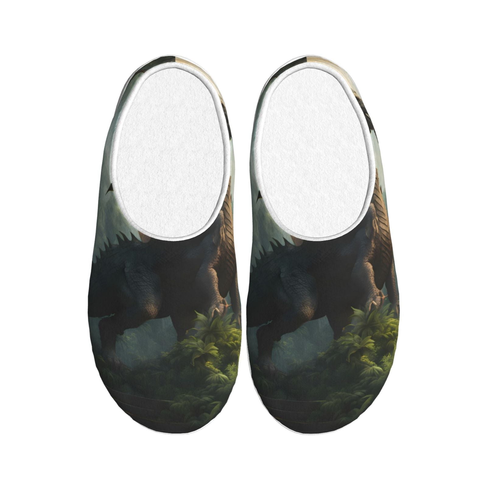 Lsque Forest Stone-Colored Dragon Pattern Womens Comfort Cotton on ...