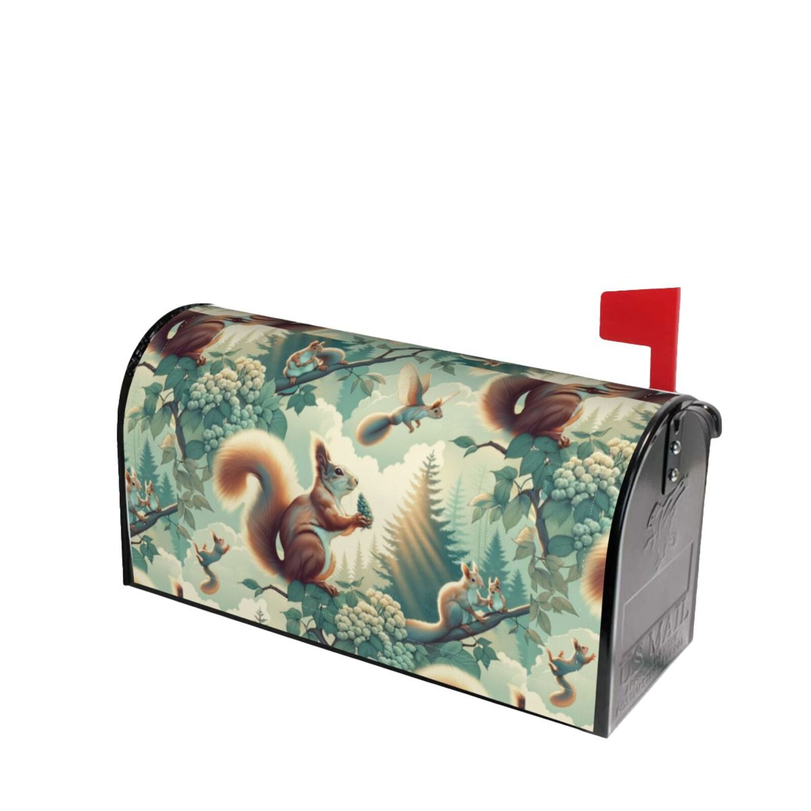 Lsque Forest squirrel surreal Mailbox Cover Standard Size ,Magnetic ...