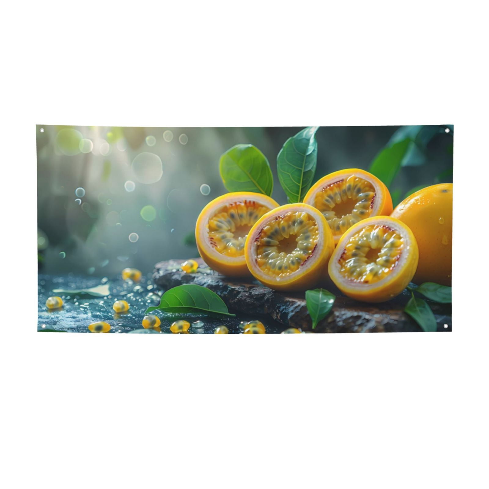 Lsque Fresh Passion Fruit Still Life Pattern Party Banner, Festive ...