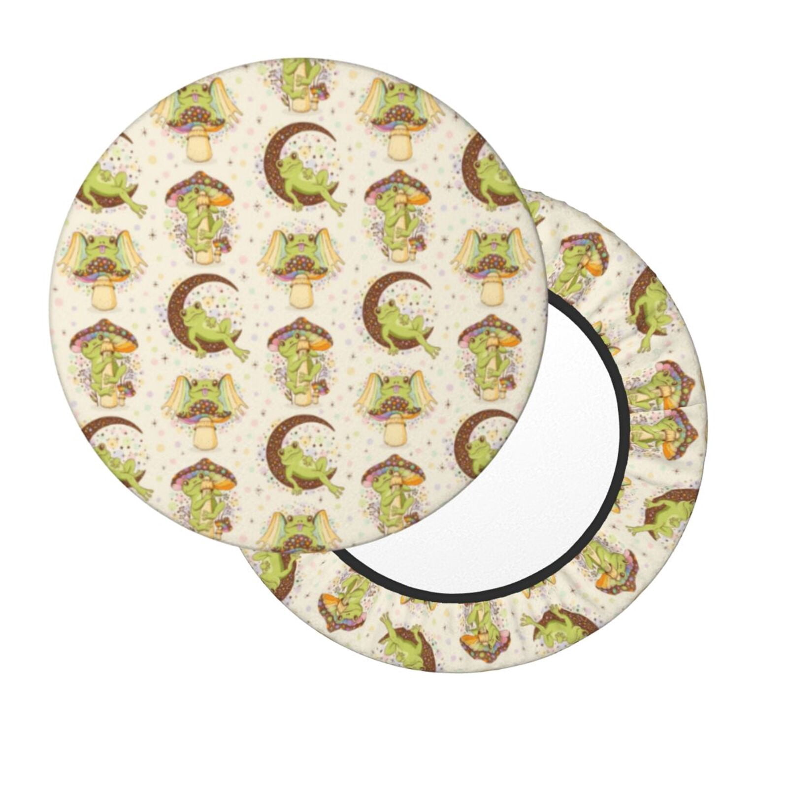 Lsque Frogs Round Bar chair cushion covers Velvet Fabric Premium ...