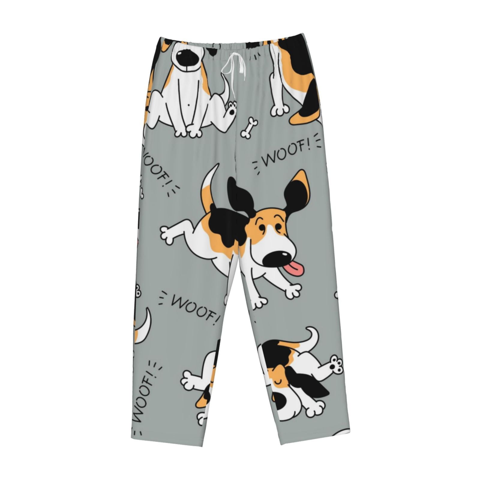 Lsque Funny Beagle Active Dog Print Women's Pajama Pants, Lounge Pant ...