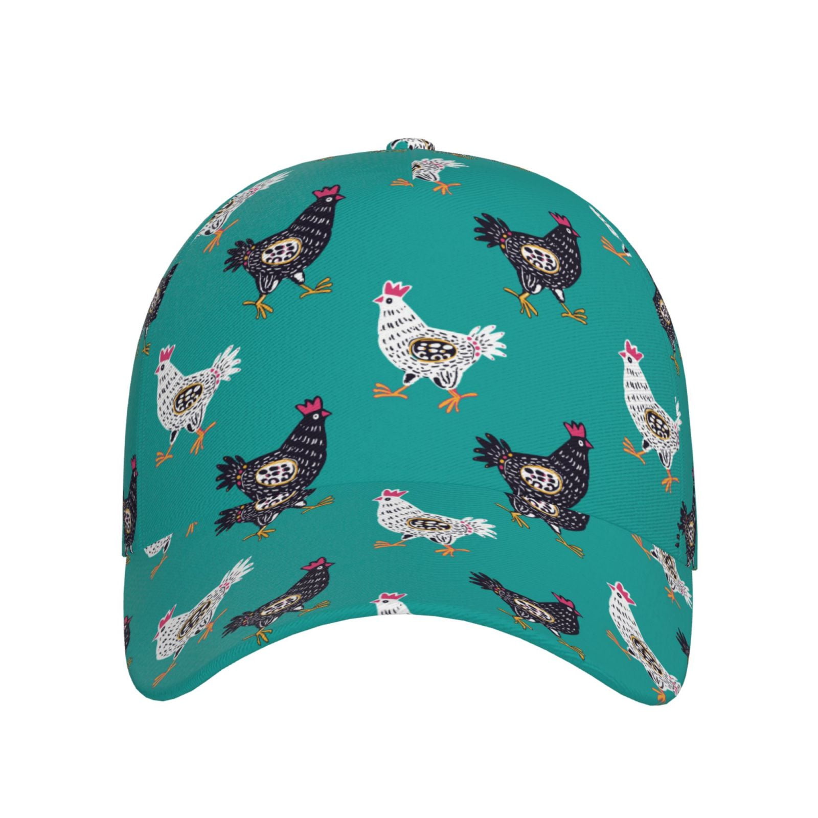 Lsque Funny Chicken Baseball Cap Trucker Low Profile Hat Golf Dad Hat ...