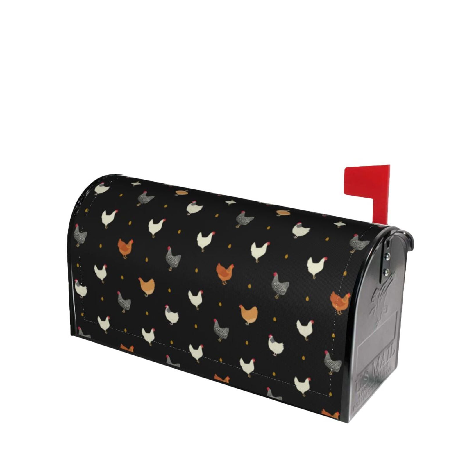 Lsque Funny Chicken Mailbox Cover Standard Size ,Magnetic Mailbox ...