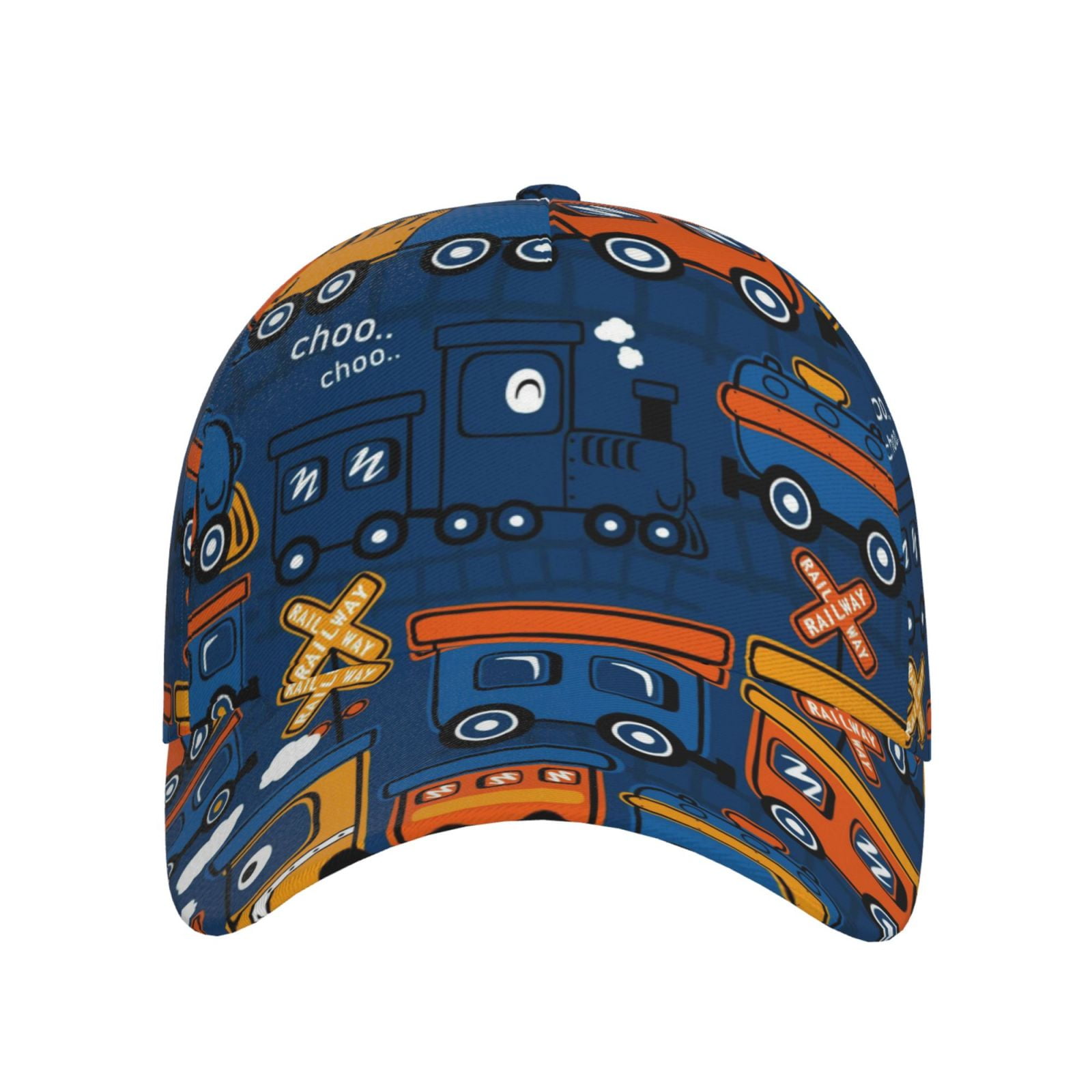 Lsque Funny Steam Train Baseball Cap Trucker Low Profile Hat Golf Dad ...