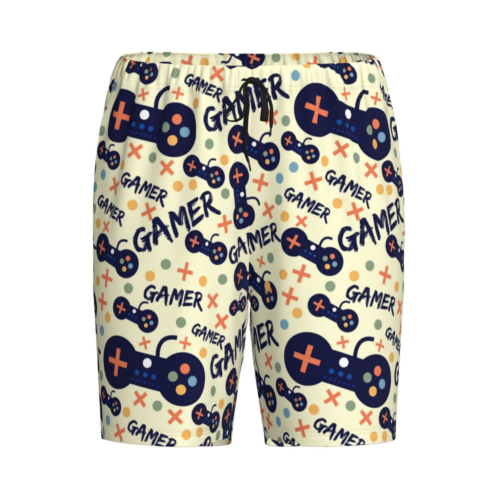 Lsque Game Controller Mens Sleep Pajama Shorts,Short Pajama Pants ...