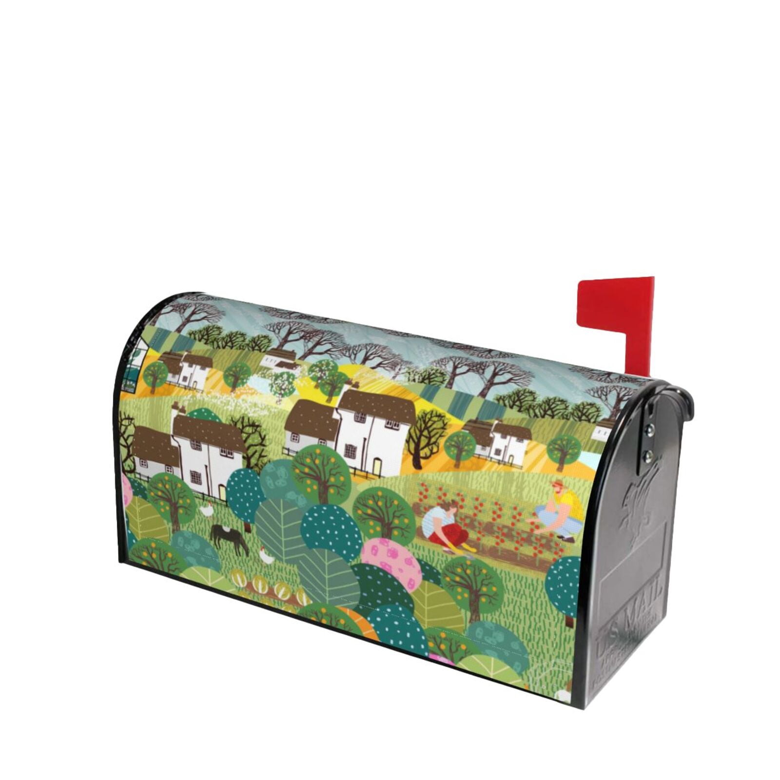 Lsque Garden Farm Mailbox Cover Standard Size ,Magnetic Mailbox Covers ...
