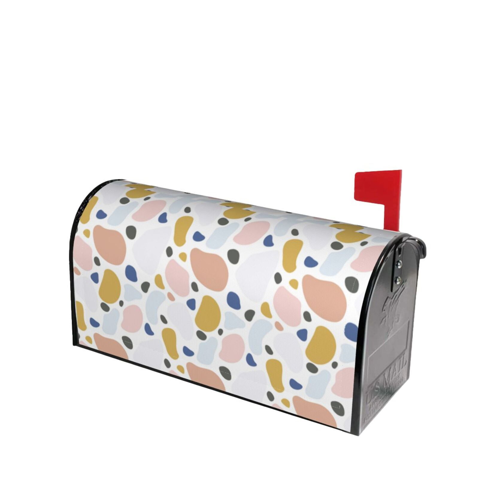 Lsque Geometric Spots Mailbox Cover Standard Size ,Magnetic Mailbox ...