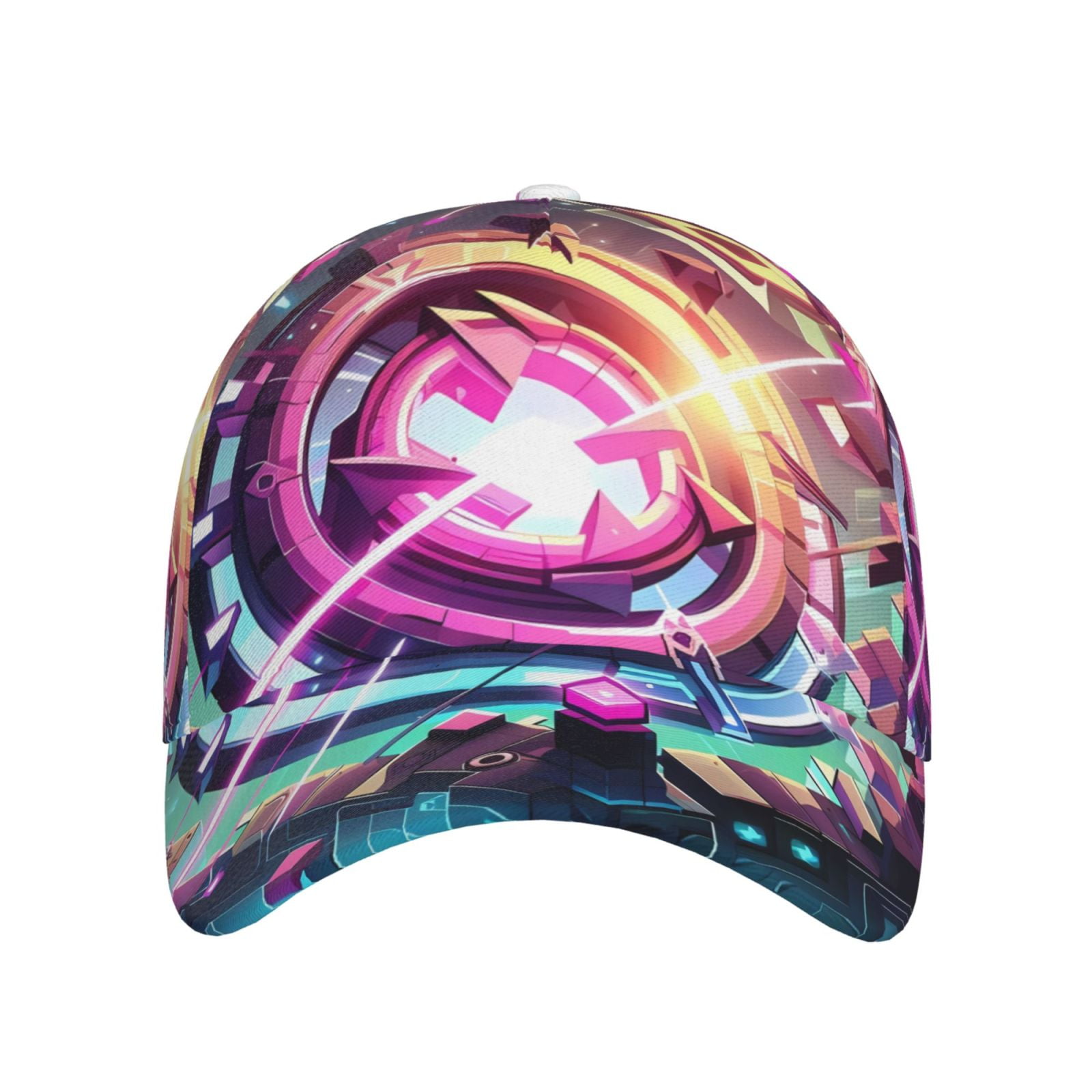 Lsque Geometry Dash Baseball Cap Trucker Low Profile Hat Golf Dad Hat ...