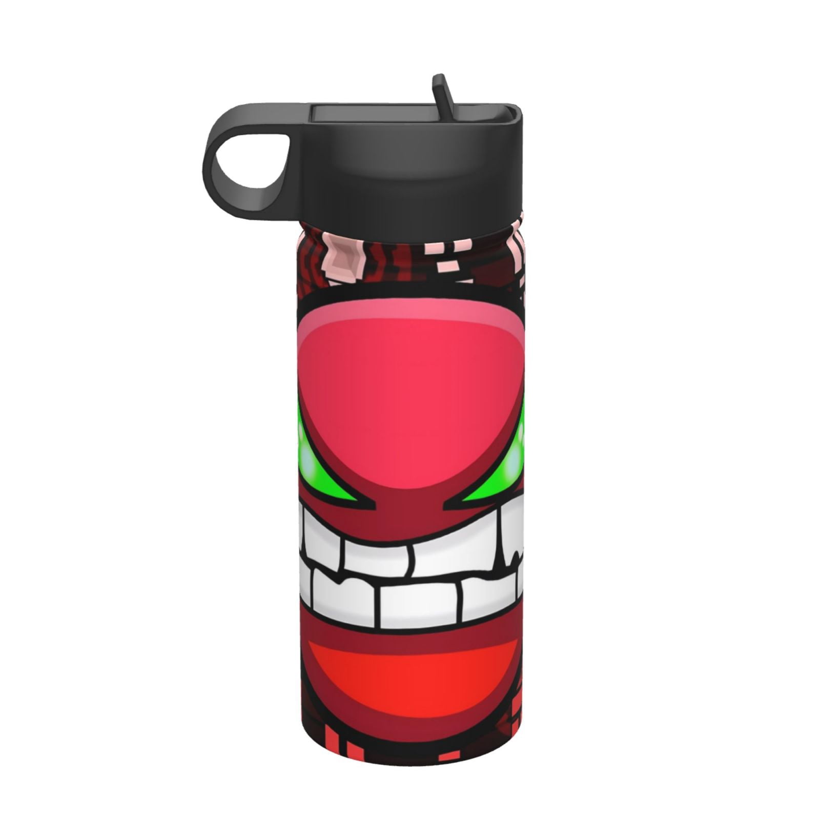 Lsque Geometry Dash Pattern 18oz Sports Insulated Kettle With Straw ...