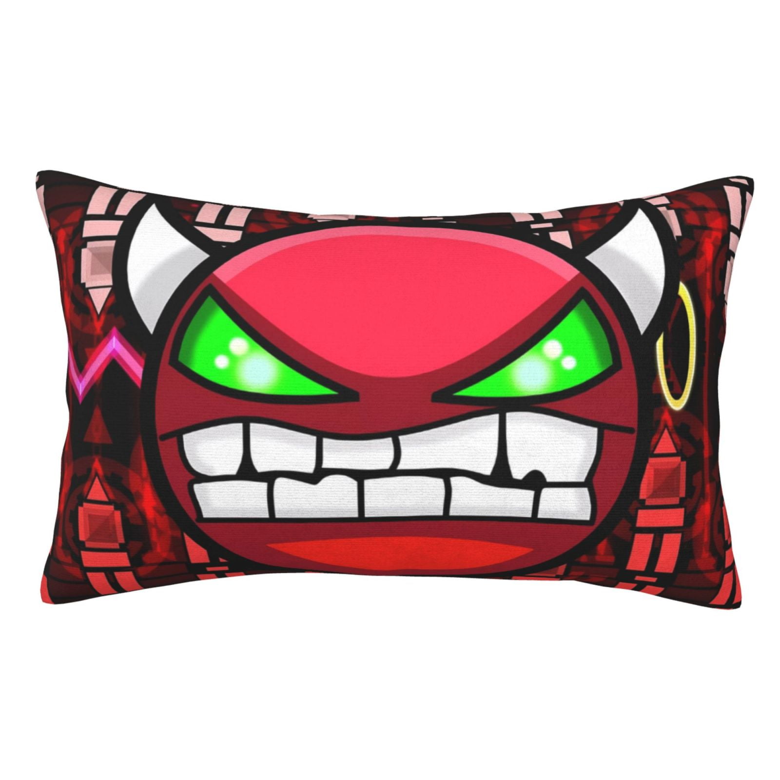 Lsque Geometry Dash Pattern Bedding Waterproof Pillow Protector ...