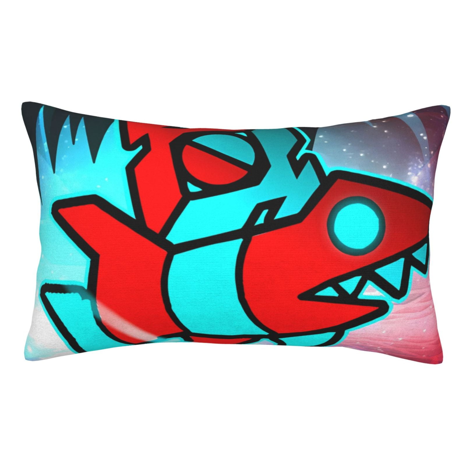 Lsque Geometry Dash Pattern Bedding Waterproof Pillow Protector ...