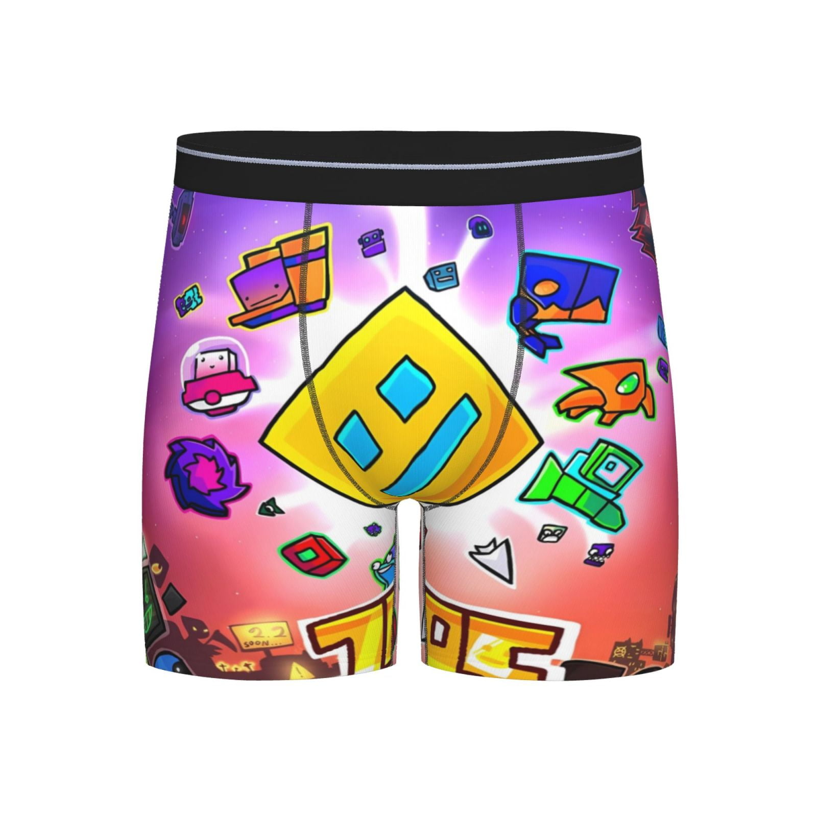 Lsque Geometry Dash Pattern Men's Performance Stretch Underwear ...