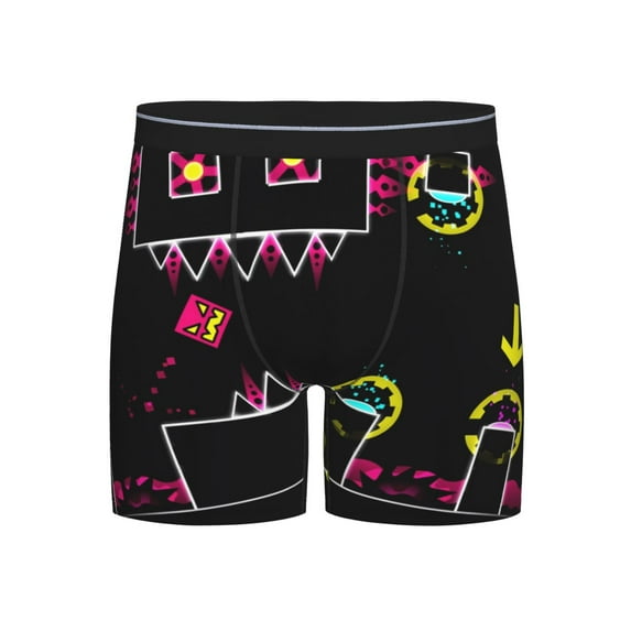 Lsque Geometry Dash Pattern Men's Performance Stretch Underwear ...