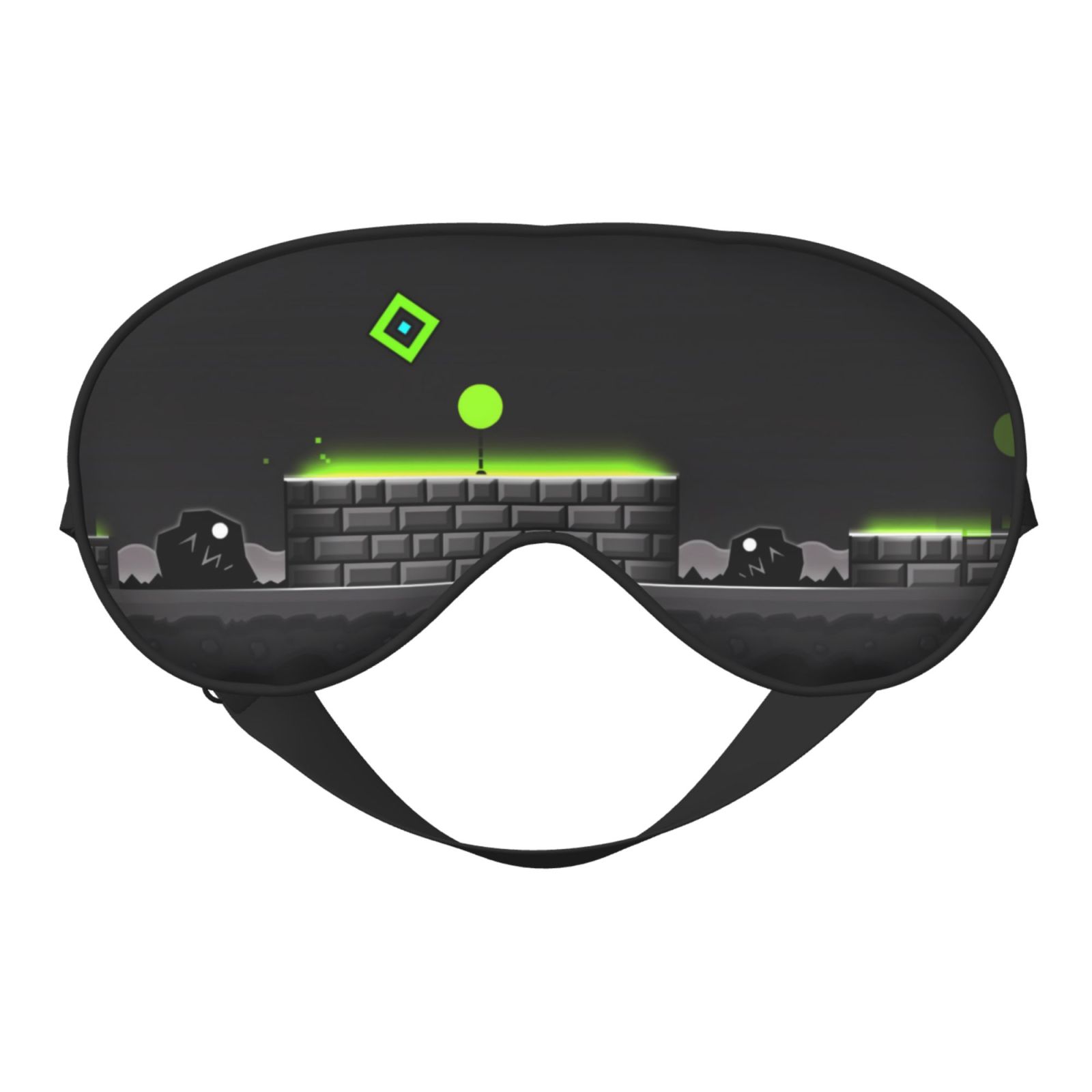 Lsque Geometry Dash Pattern Sleep Eye Mask - Light Blocking Sleep Mask ...