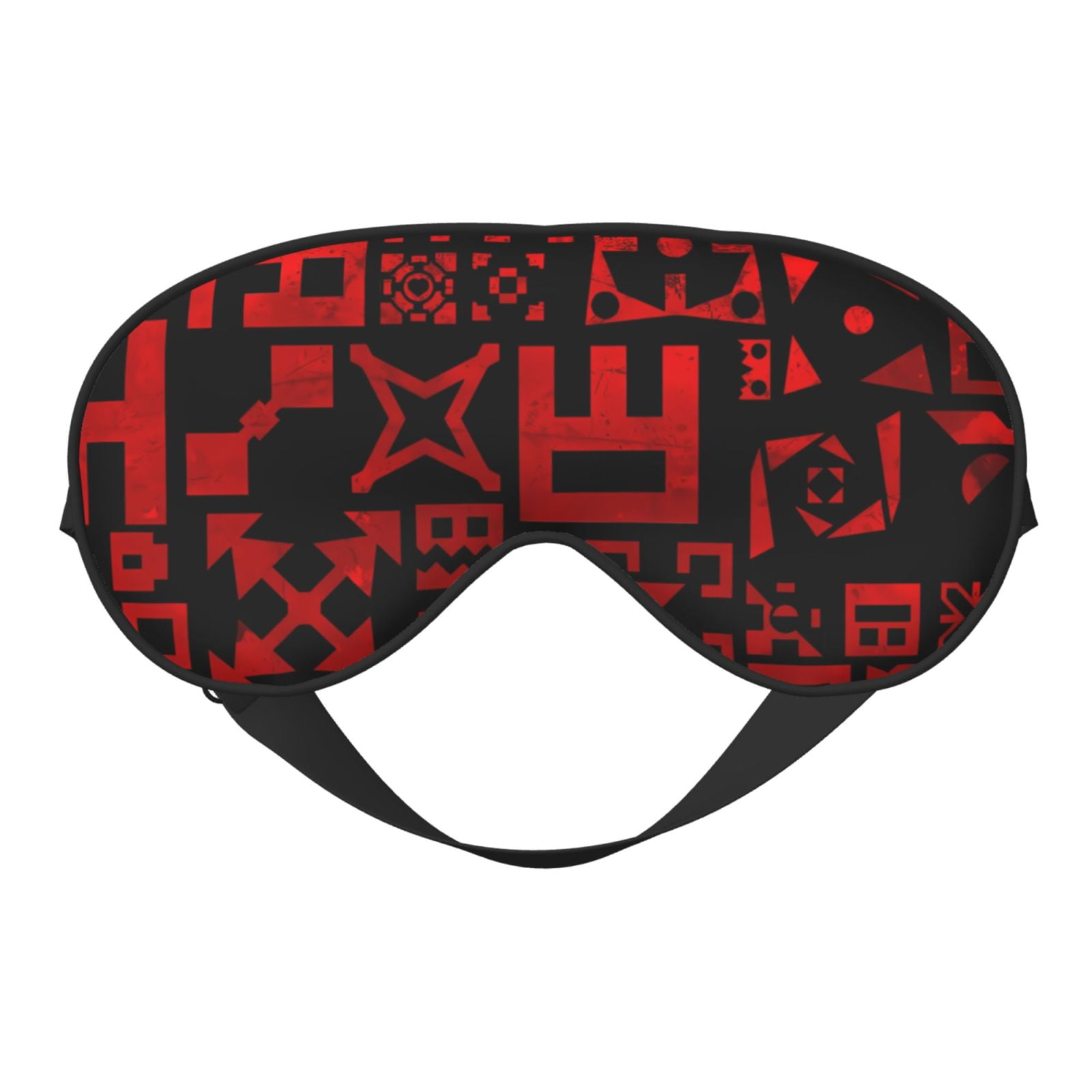 Lsque Geometry Dash Pattern Sleep Eye Mask - Light Blocking Sleep Mask ...