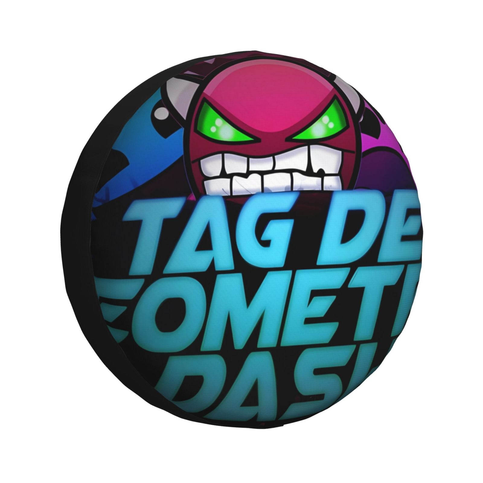 Lsque Geometry Dash Pattern Tire Covers - Tough Tire Wheel Protector ...