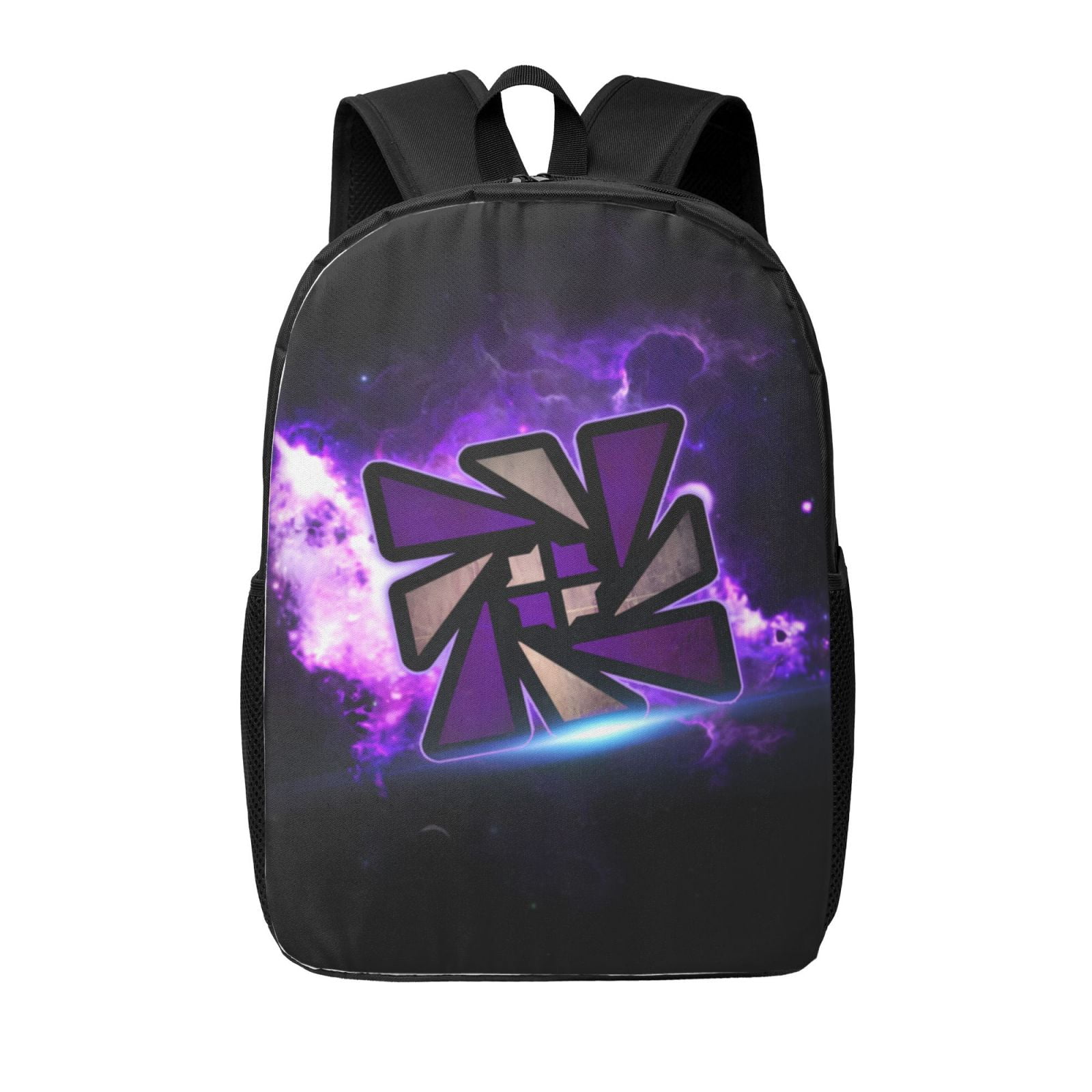 Lsque Geometry Dash Print 17in Student Backpack - School, Travel, Work ...