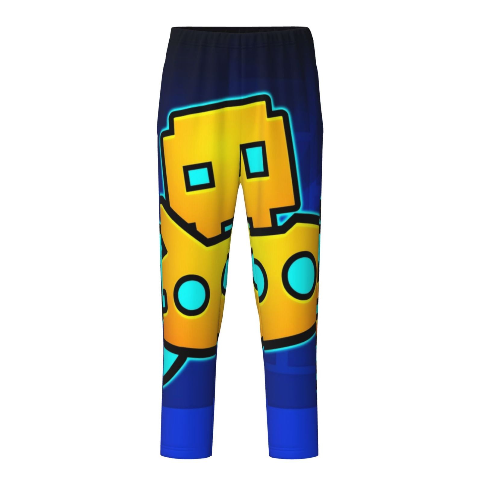 Lsque Geometry Dash Print Teenagers' Pajama Pants, Ultra Lightweight ...