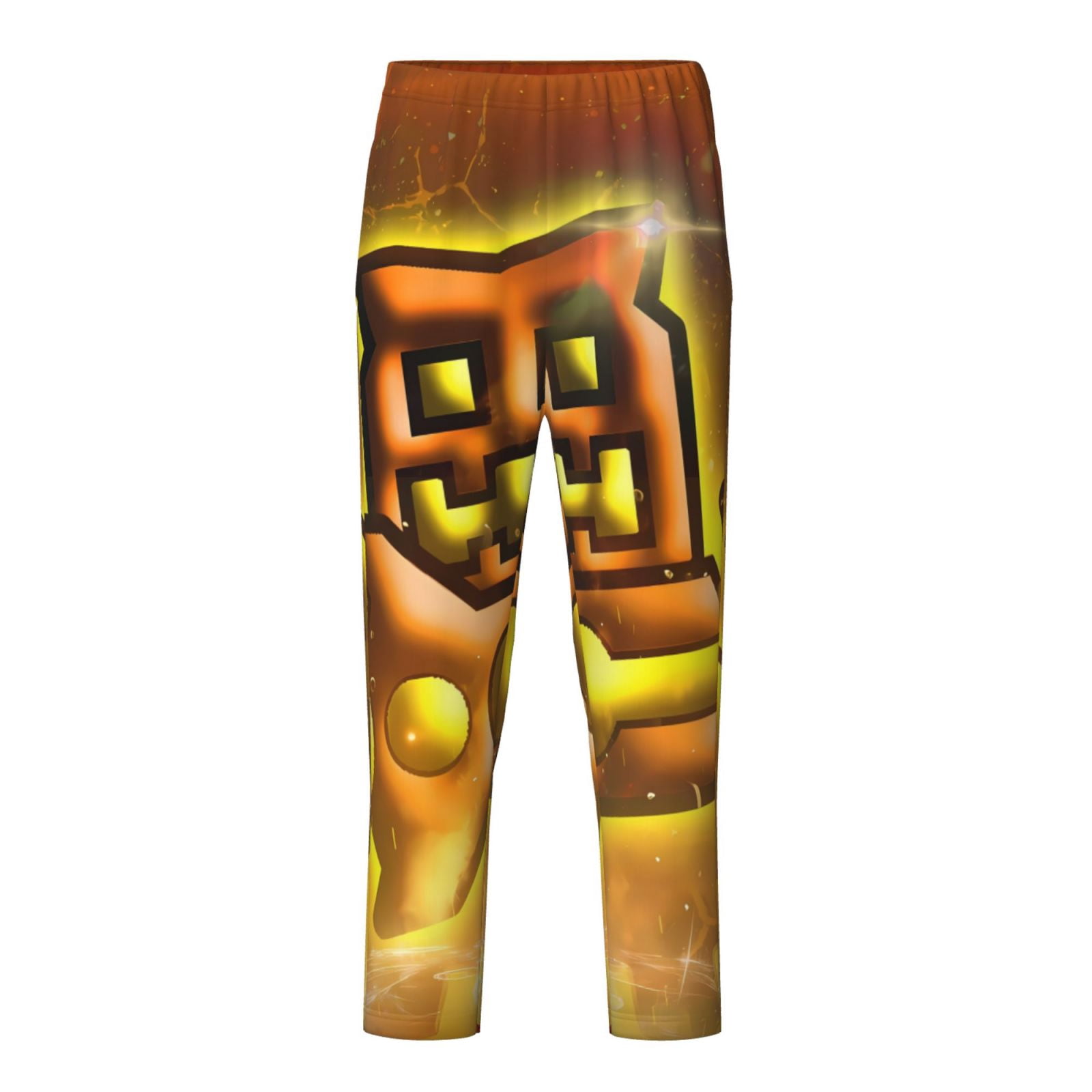 Lsque Geometry Dash Print Teenagers' Pajama Pants, Ultra Lightweight ...